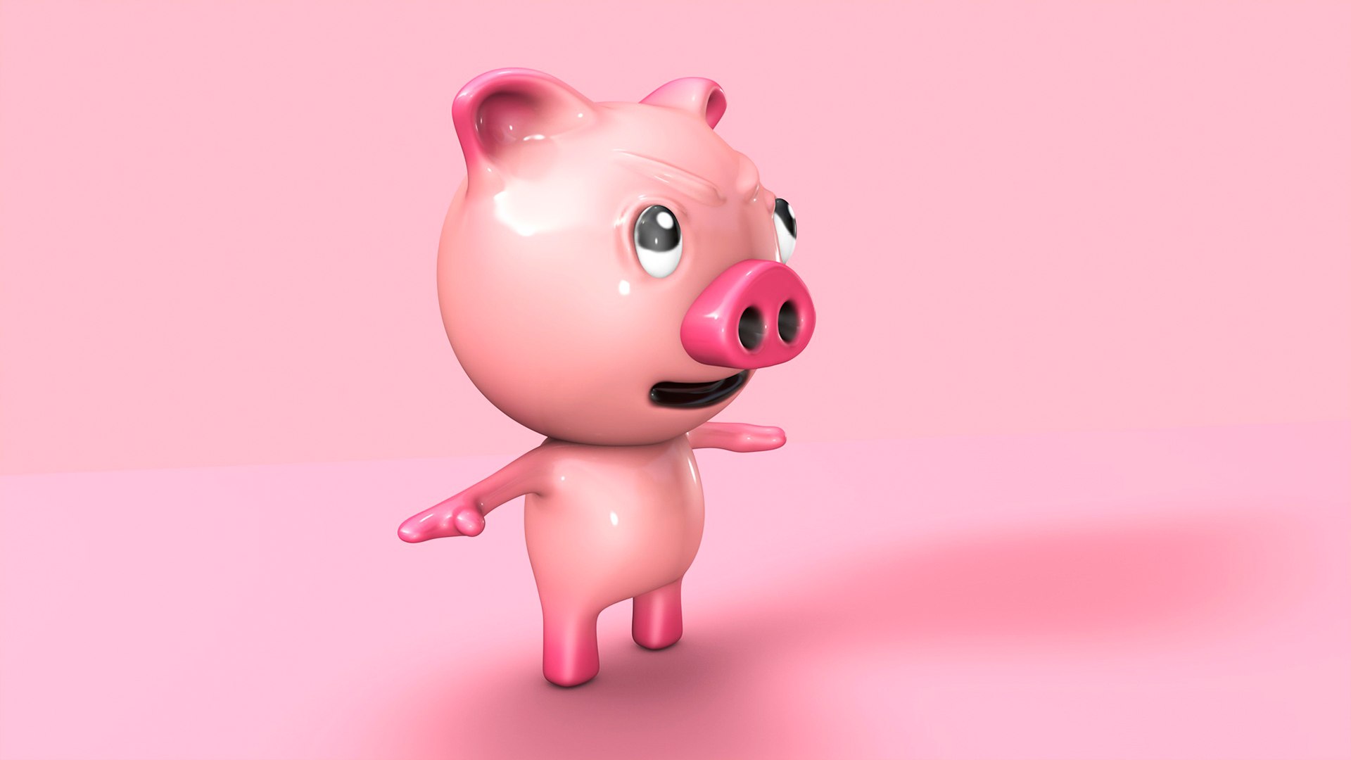 Pig Character 3D Model - TurboSquid 2177189