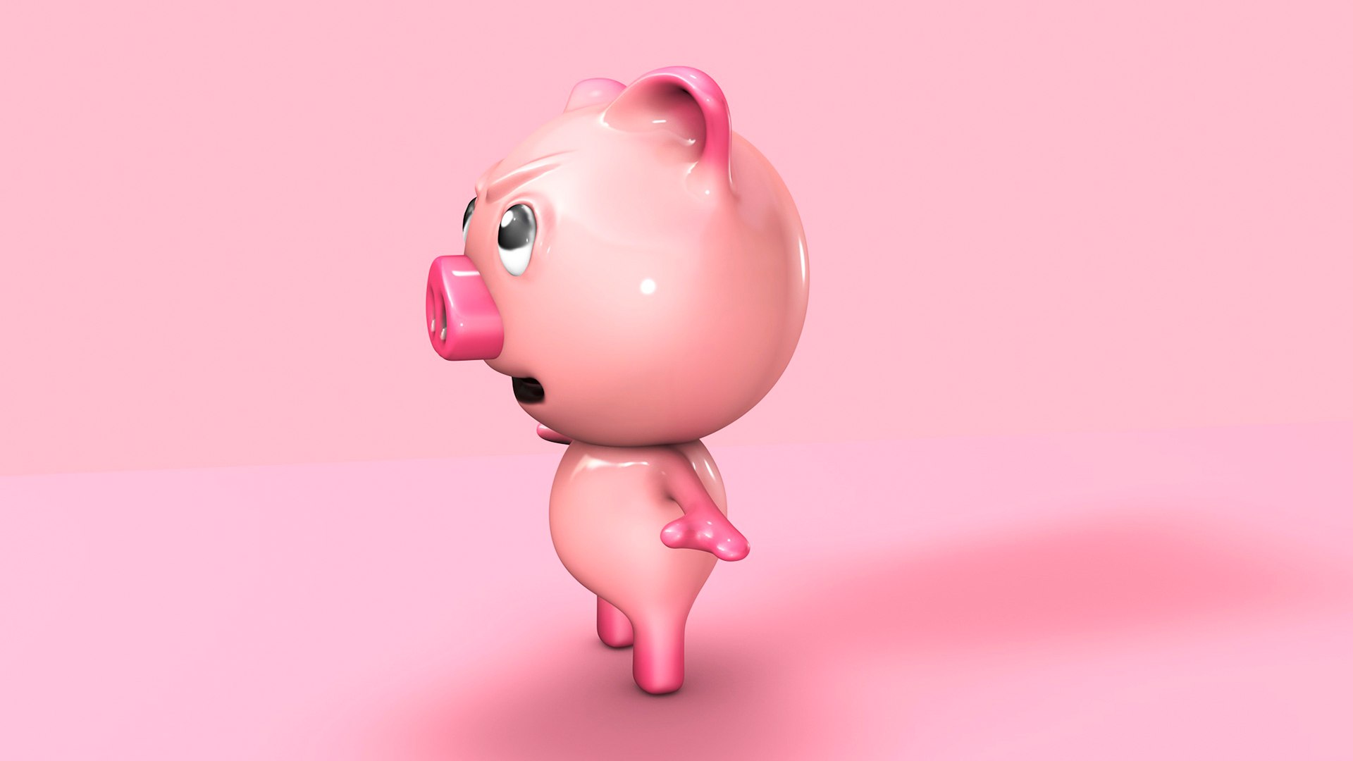 Pig Character 3D Model - TurboSquid 2177189