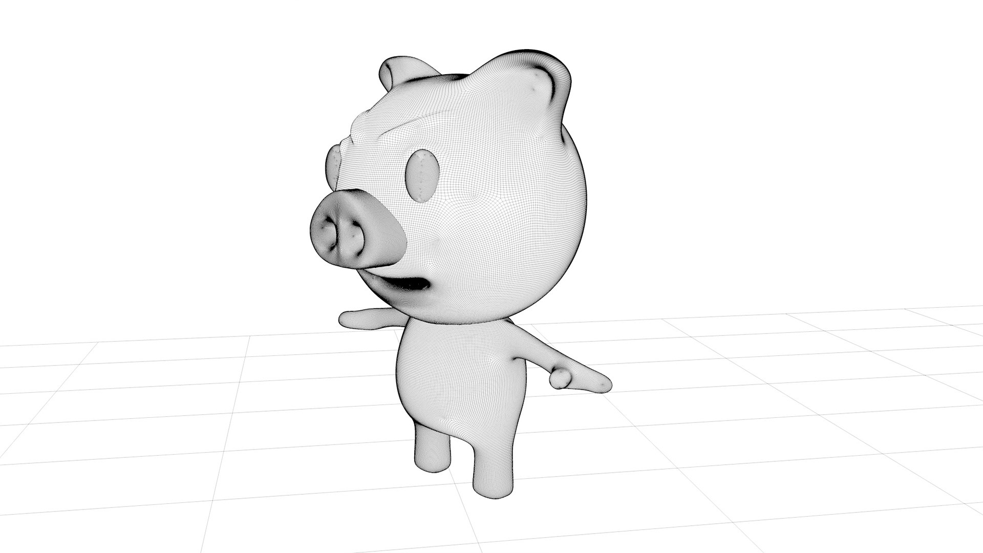 Pig Character 3D model - TurboSquid 2177189