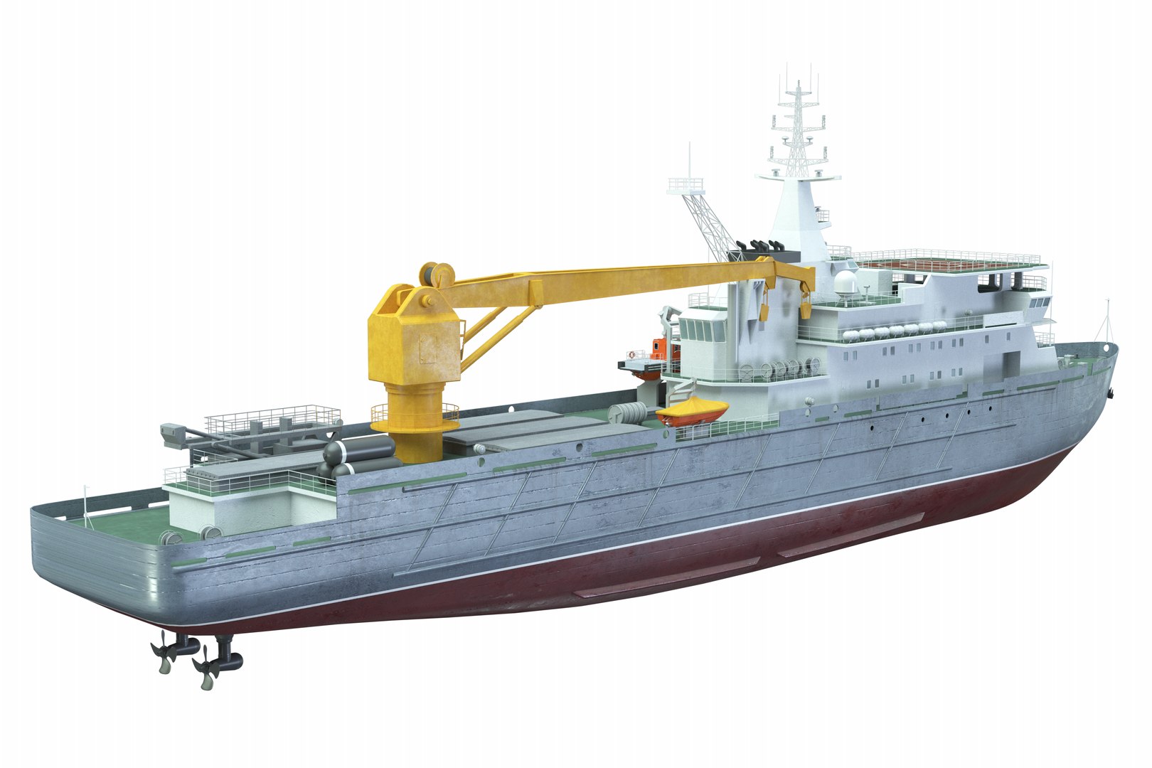 3D Model Weapon Ship Akademik Kovalev Project 20180 - TurboSquid 1815098