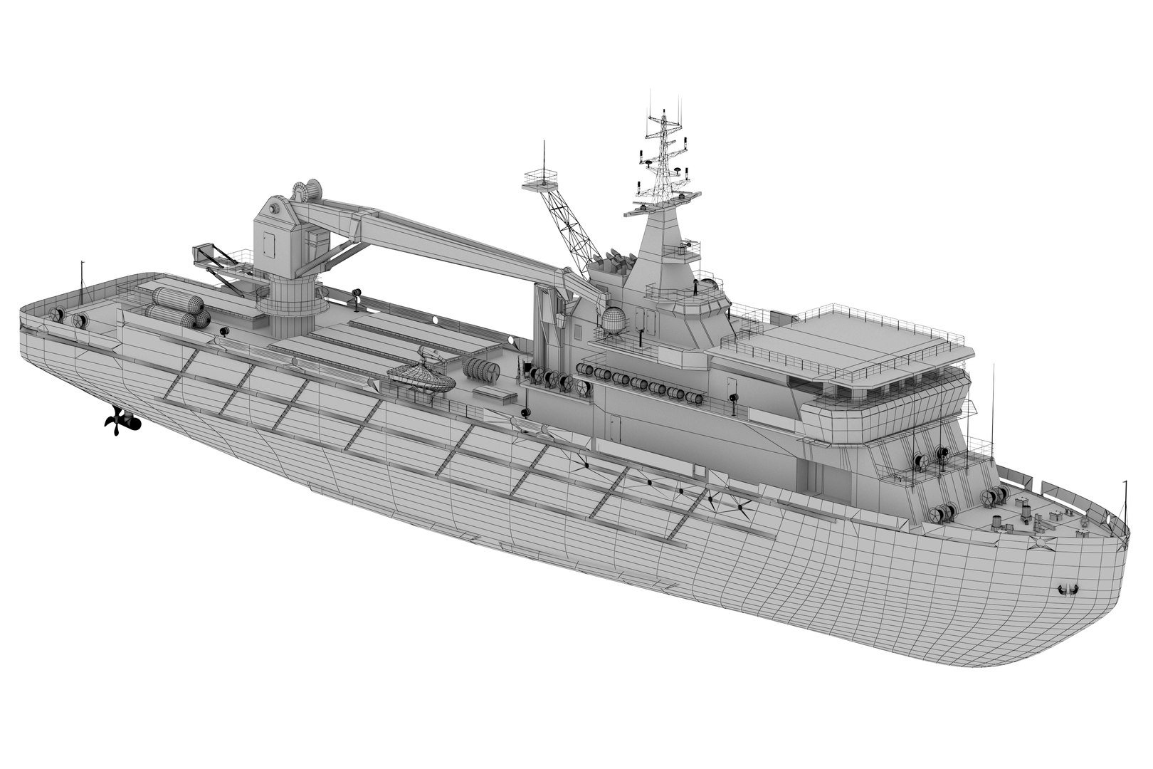 3D model Weapon ship Akademik Kovalev project 20180 - TurboSquid 1815098