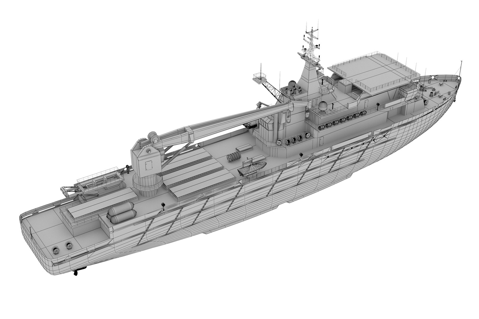 3D model Weapon ship Akademik Kovalev project 20180 - TurboSquid 1815098