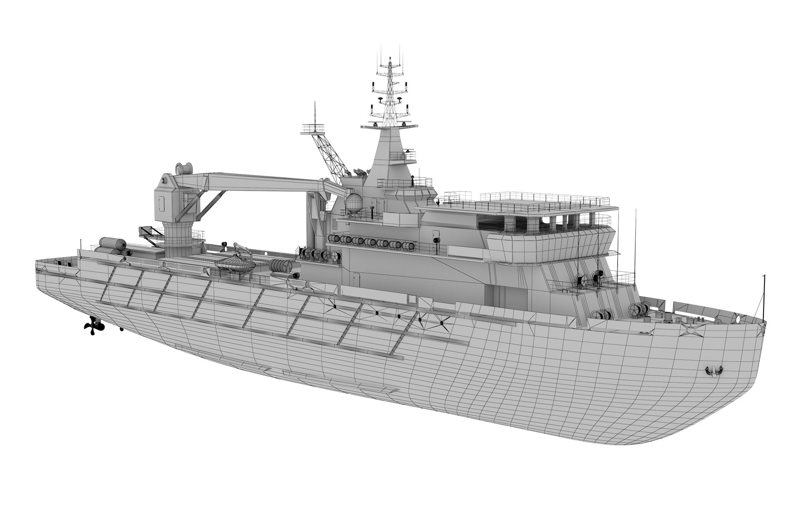 3D Model Weapon Ship Akademik Kovalev Project 20180 - TurboSquid 1815098