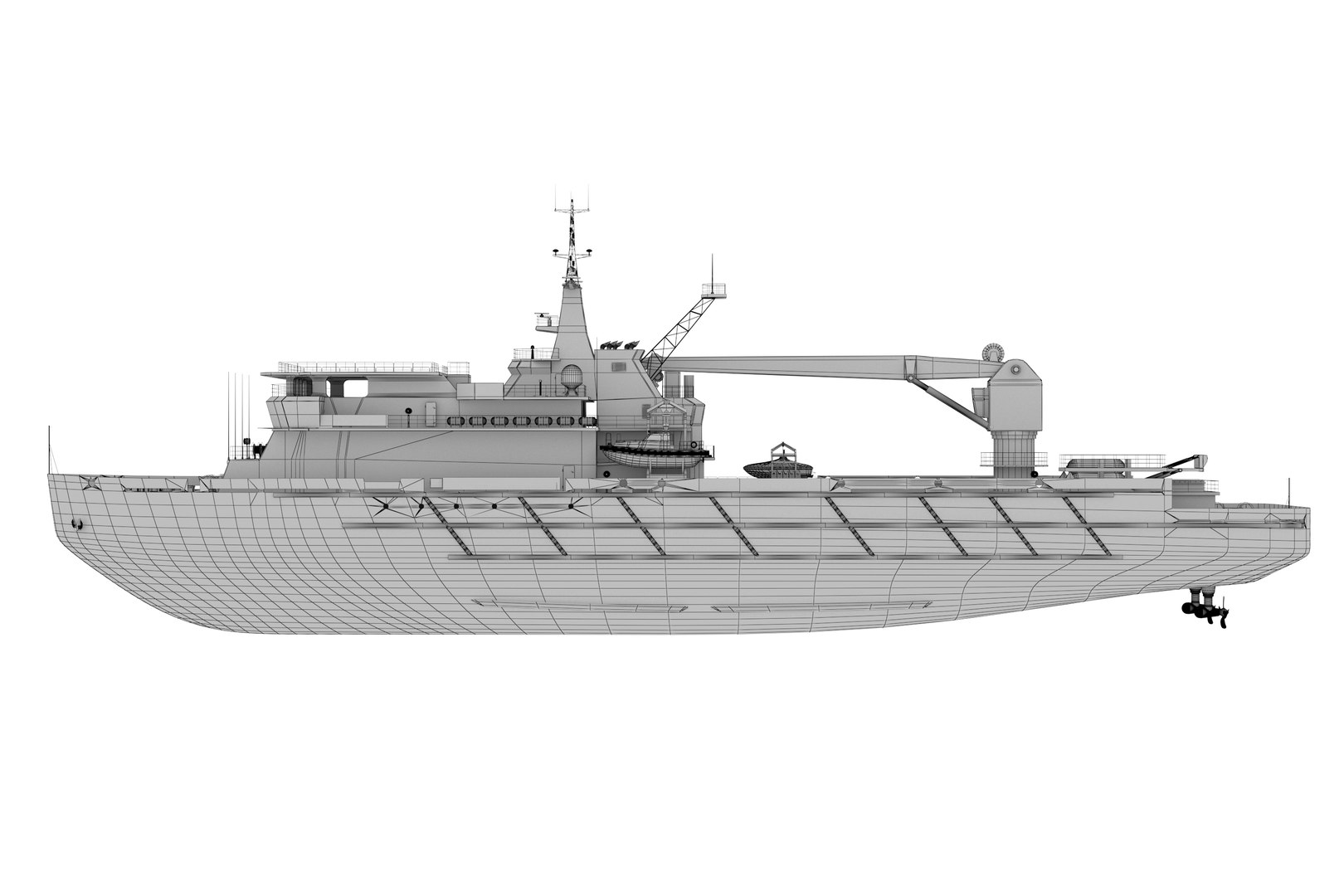 3D Model Weapon Ship Akademik Kovalev Project 20180 - TurboSquid 1815098