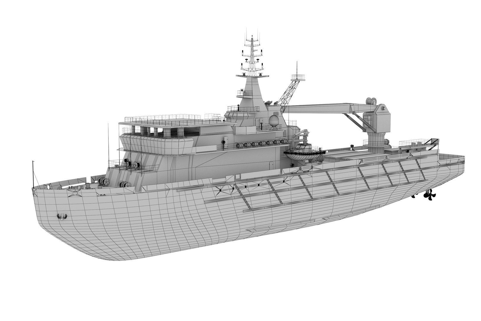 3D Model Weapon Ship Akademik Kovalev Project 20180 - TurboSquid 1815098