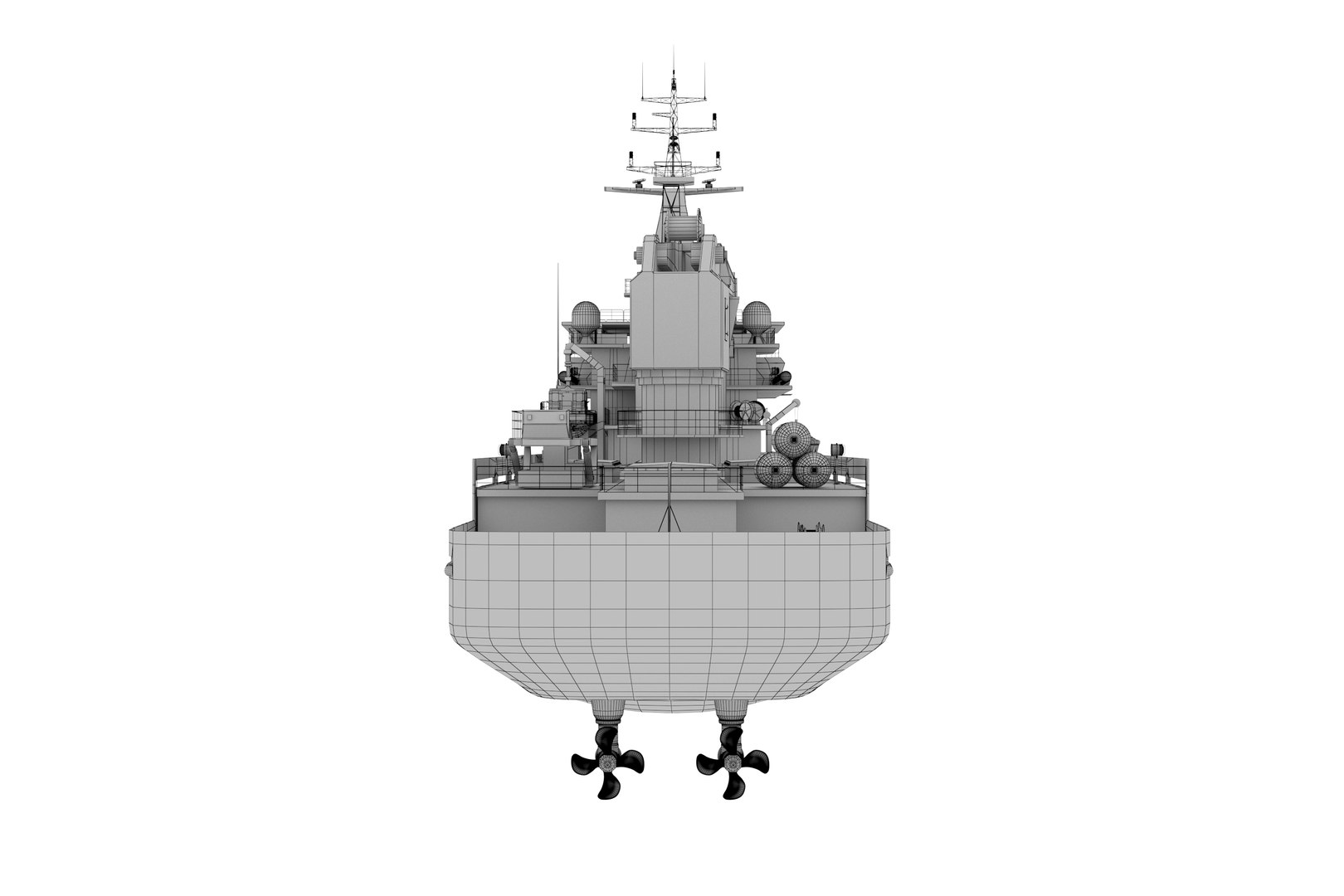 3D Model Weapon Ship Akademik Kovalev Project 20180 - TurboSquid 1815098
