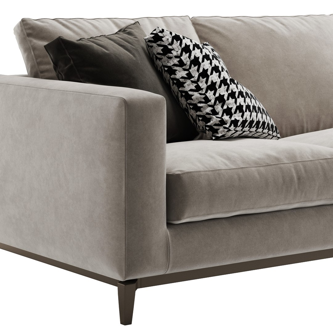 Minotti Andersen Sofa 3 Seats 3D Model - TurboSquid 2125819