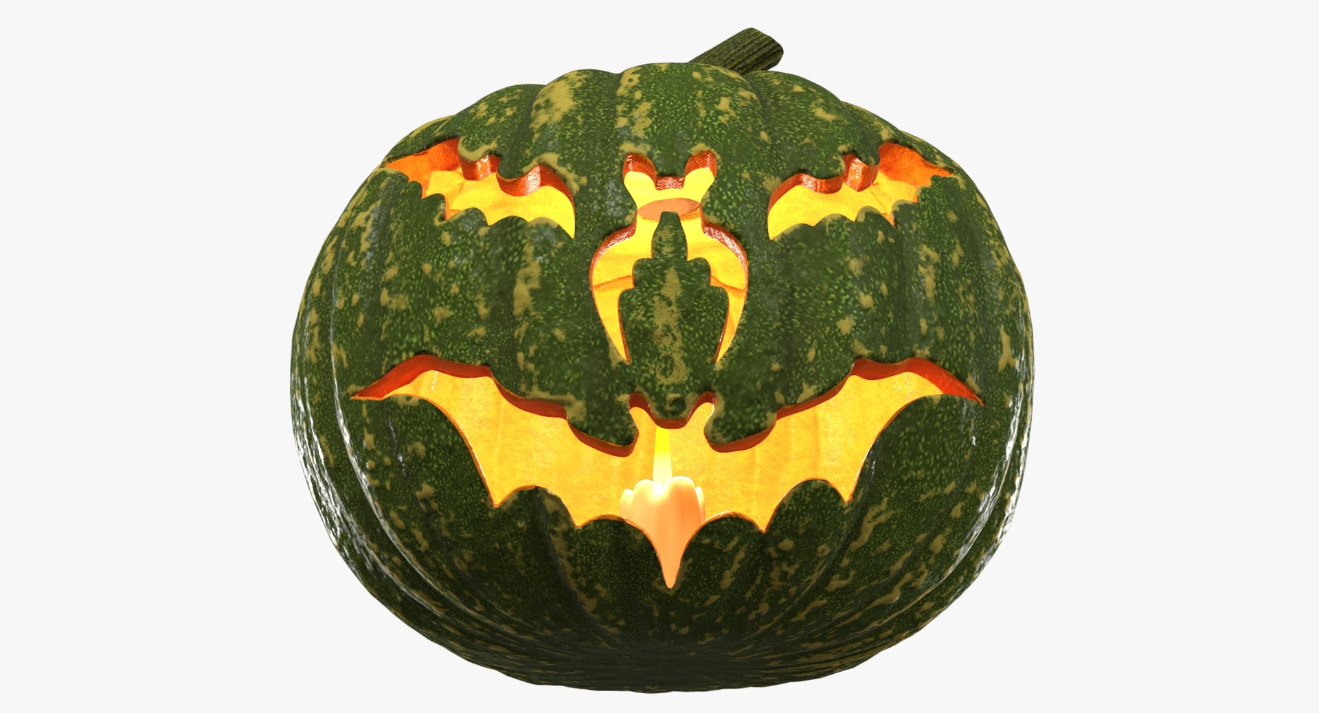 3d model jack-o-lantern halloween pumpkin