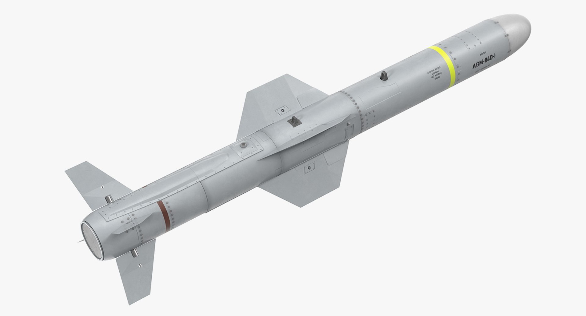 3D Agm 84 Harpoon Missile - TurboSquid 1393841