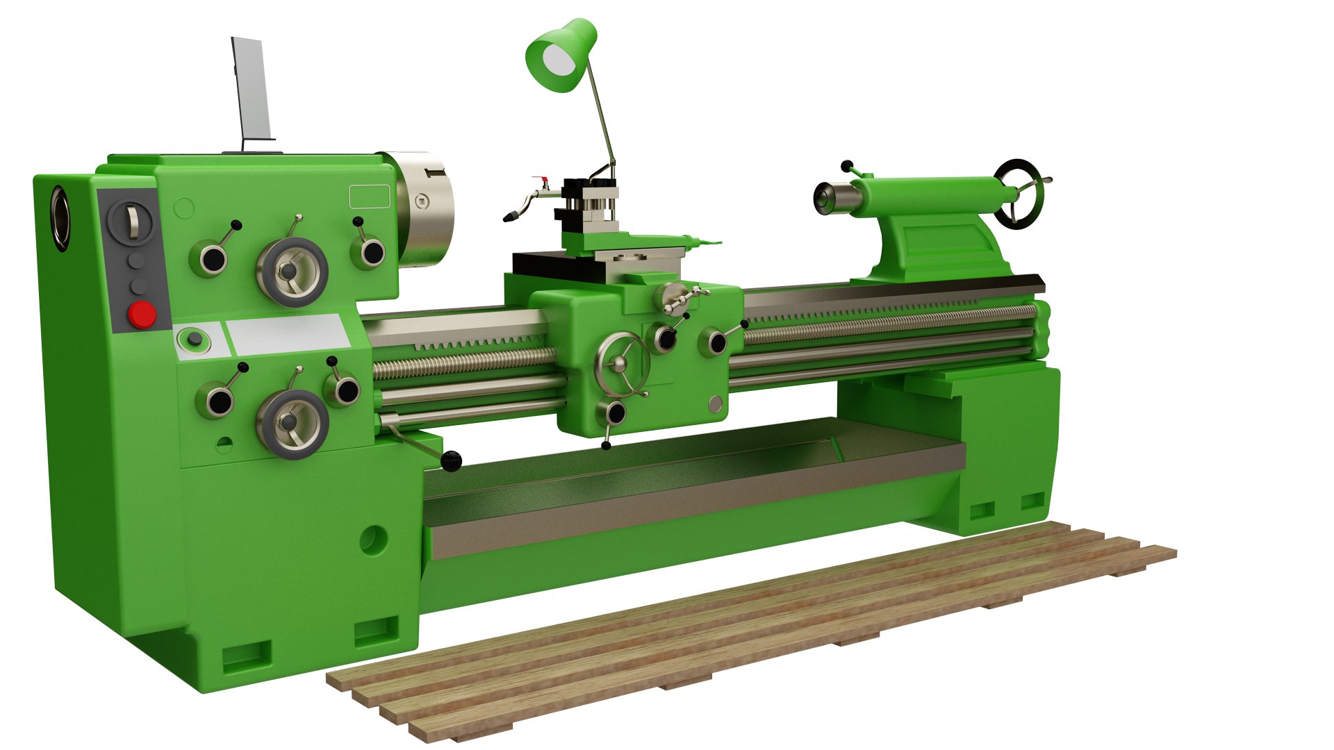 3d Model Lathe Machine Torna