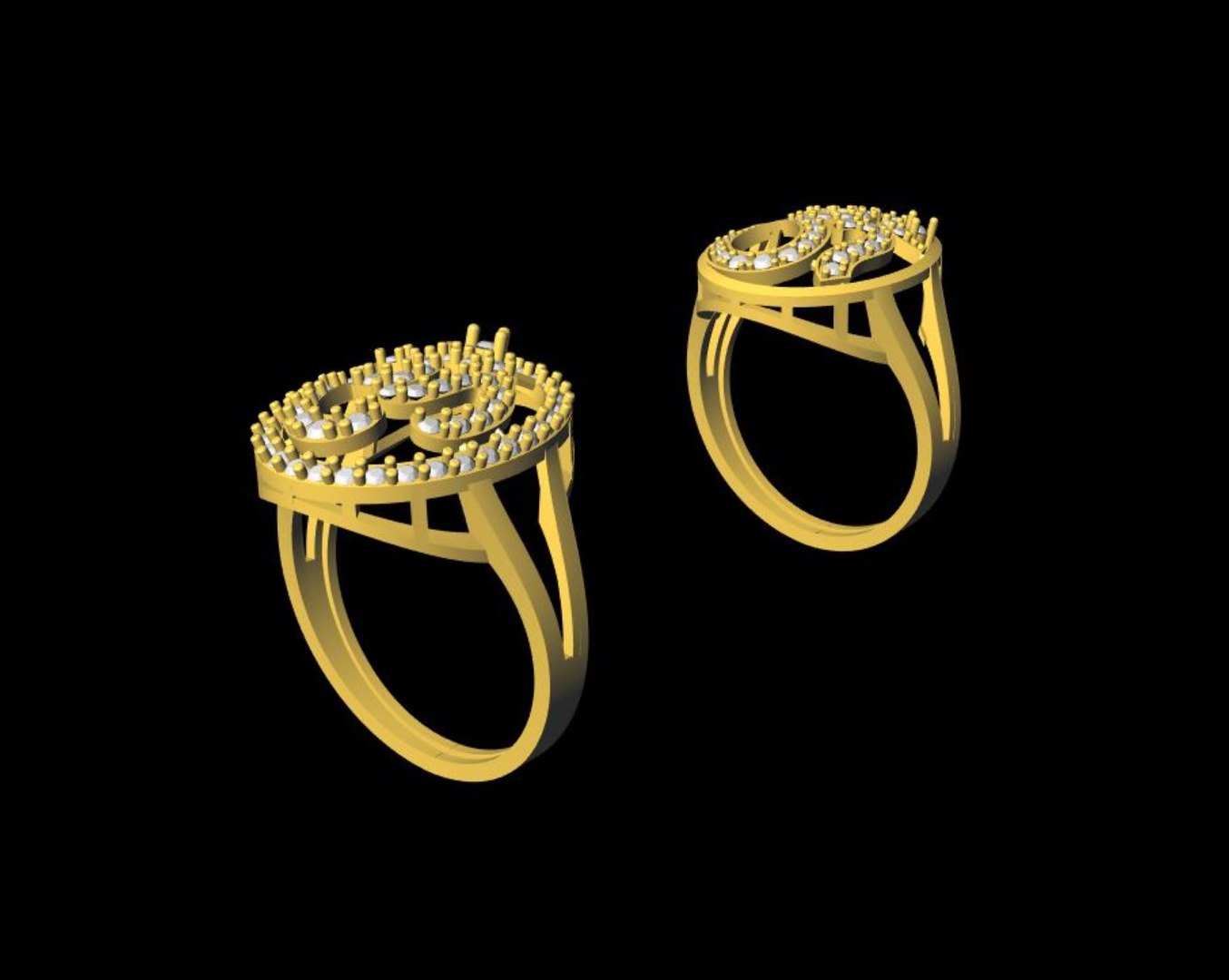 Gents Ring- Lot-2 3D Model - TurboSquid 2297992