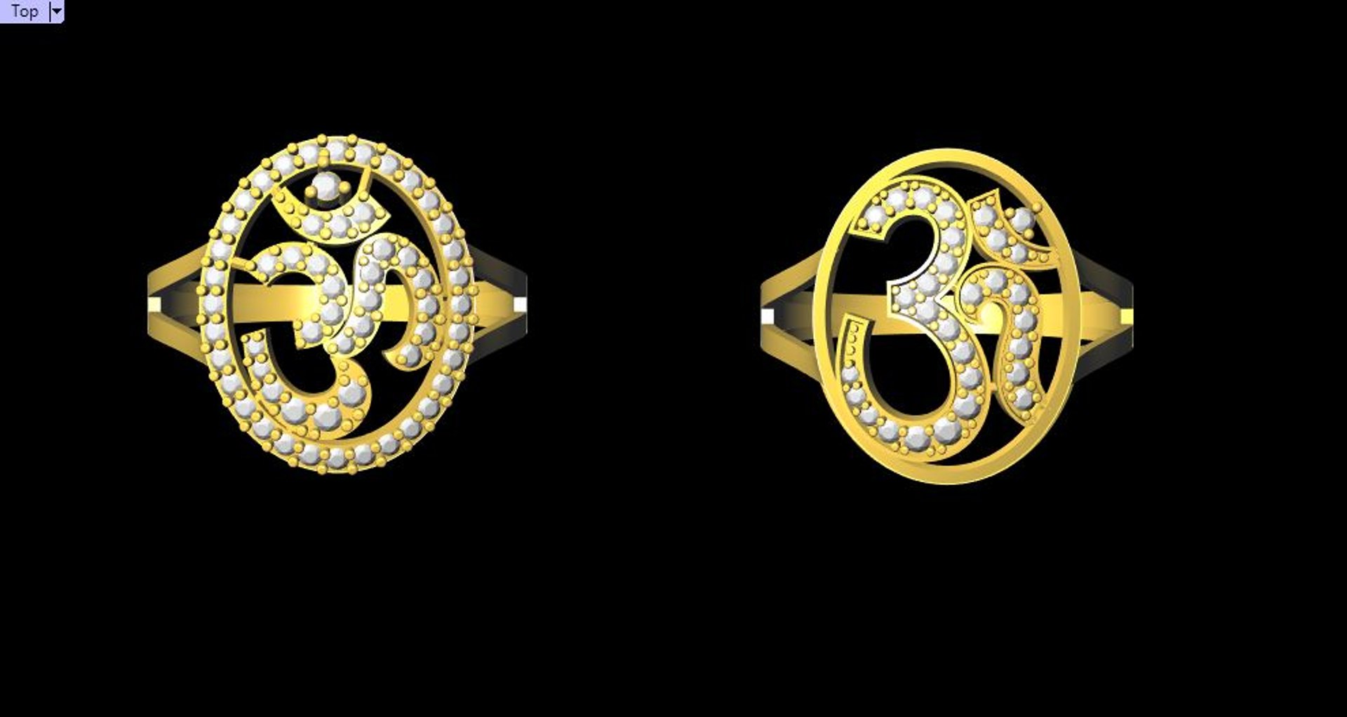 Gents Ring- Lot-2 3D Model - TurboSquid 2297992