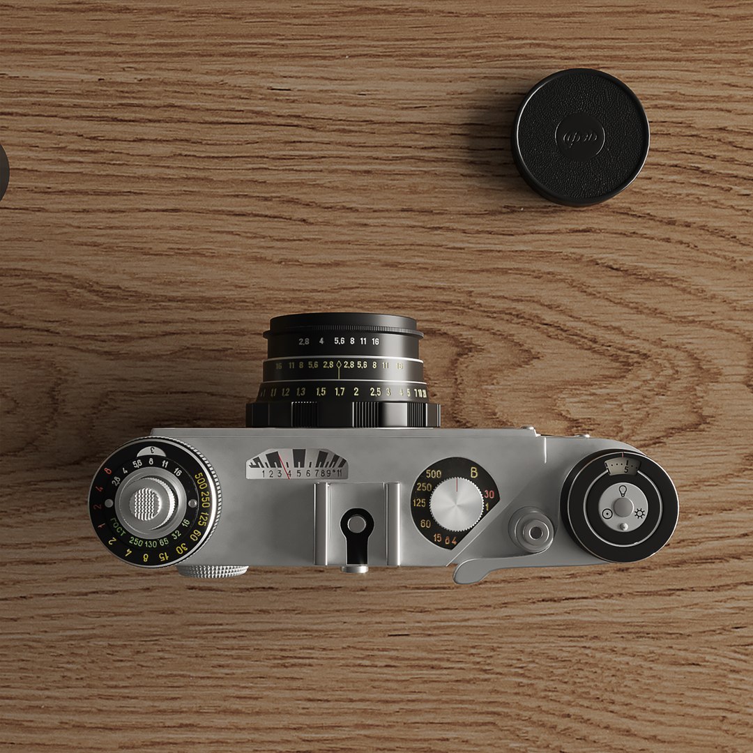 3D Soviet Camera Fed-5 Model - TurboSquid 1579582