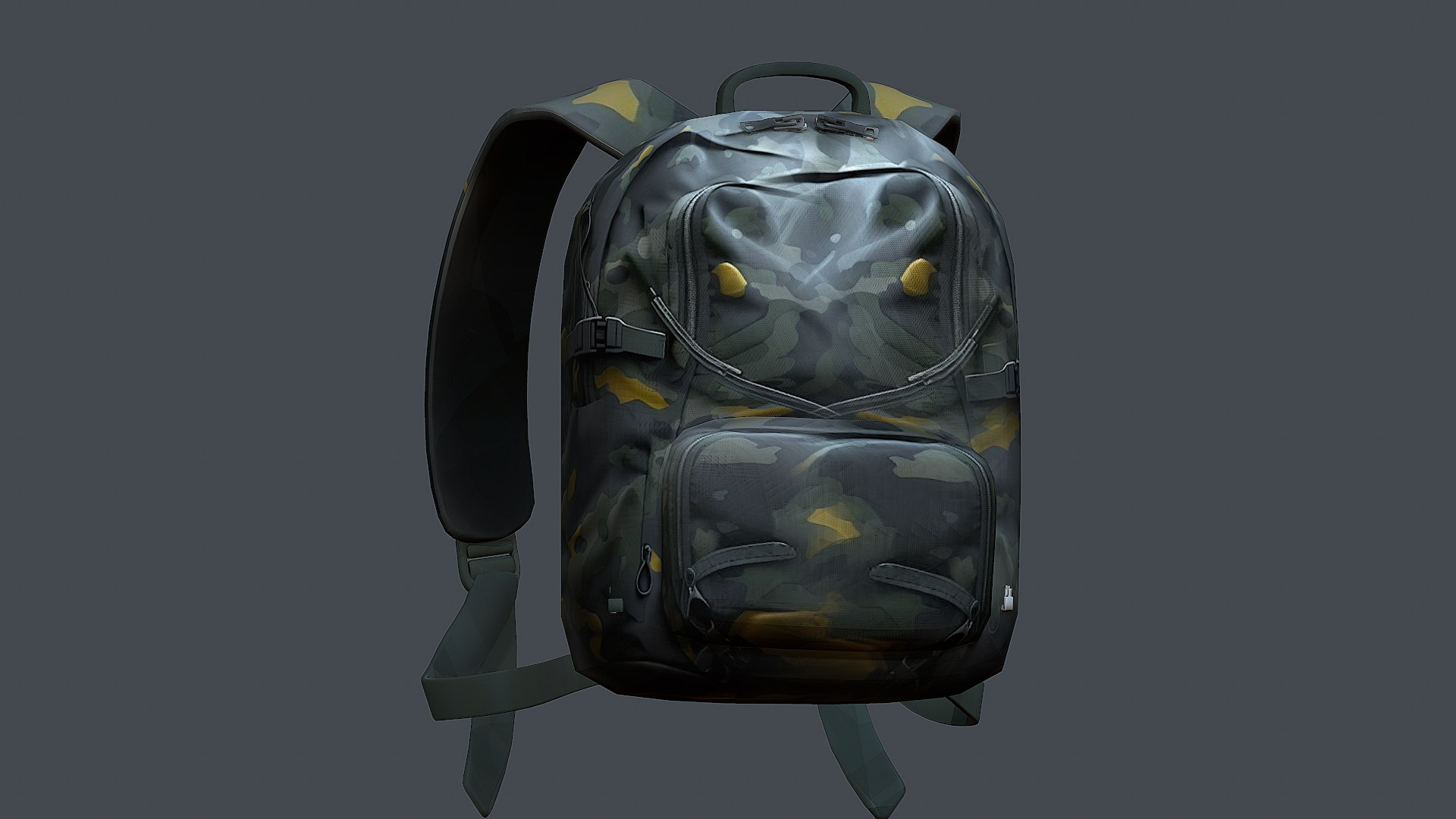 3D model Backpack Camping bag baggage 3D - TurboSquid 2041278