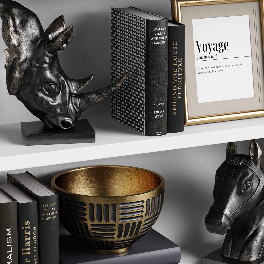 Decor Set 3D - TurboSquid 1677177