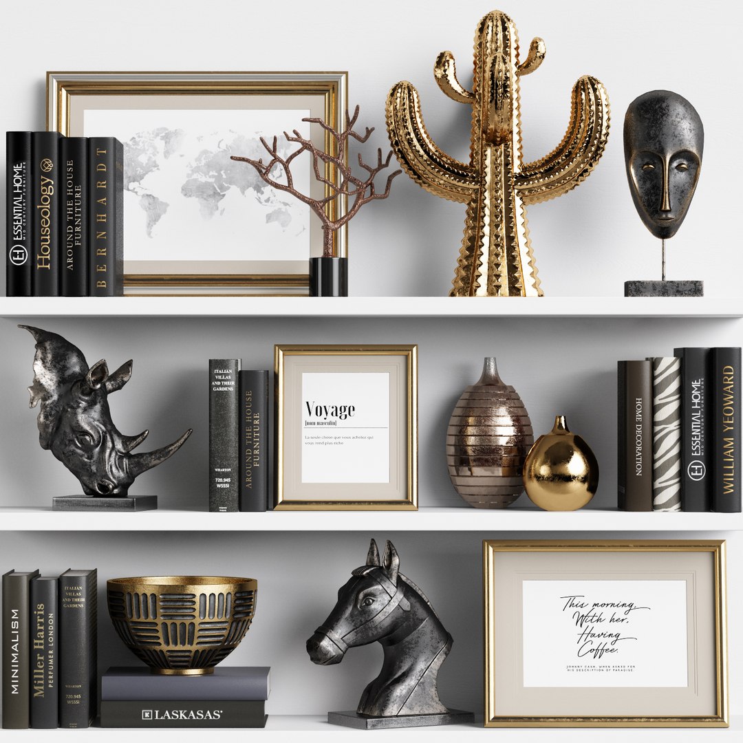 Decor set 3D - TurboSquid 1677177