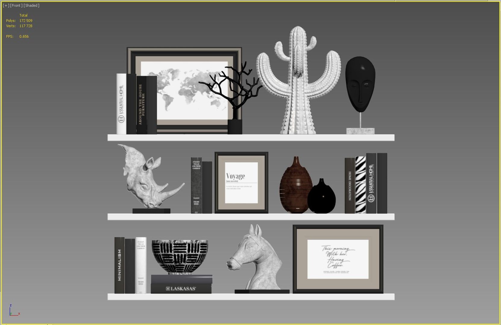 Decor Set 3D - TurboSquid 1677177