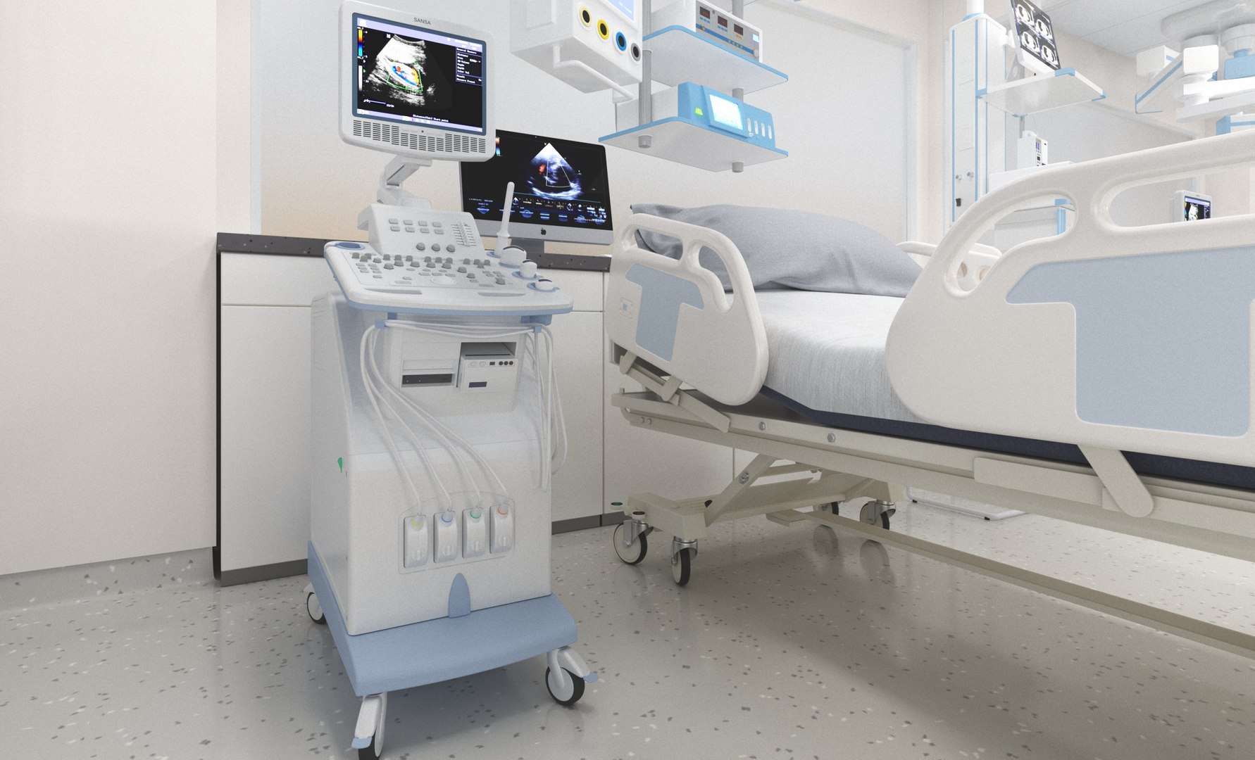 3D 3D MODEL ICU Model - TurboSquid 2411713