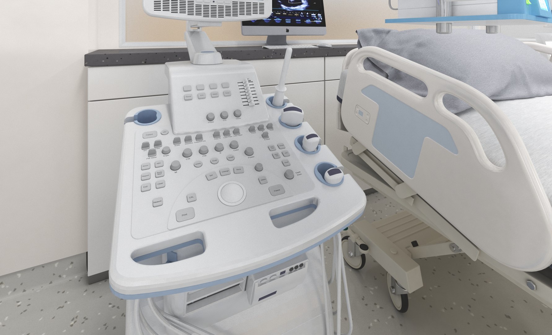 3D 3D MODEL ICU Model - TurboSquid 2411713