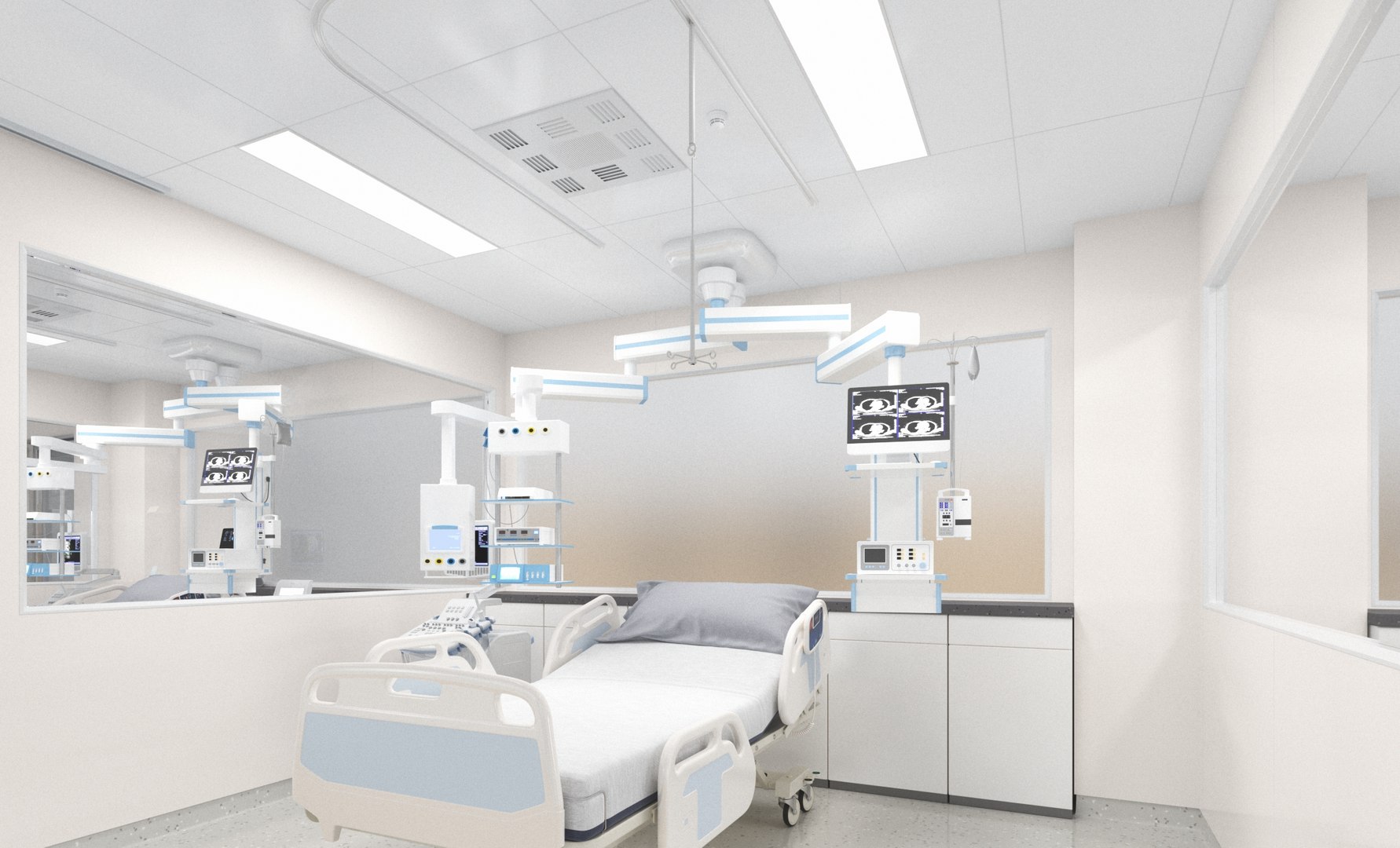 3D 3D MODEL ICU Model - TurboSquid 2411713