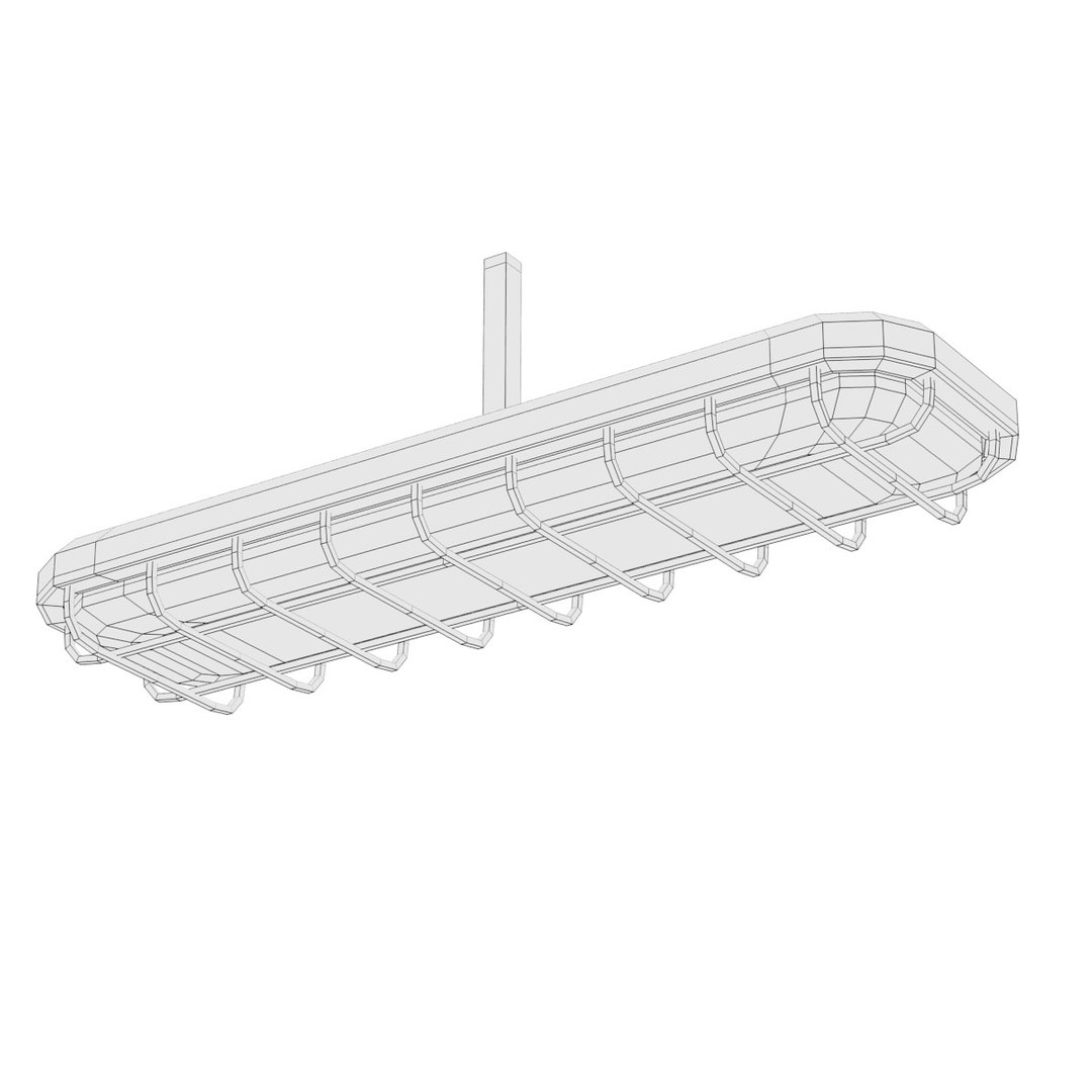 3d Fluorescent Light Model