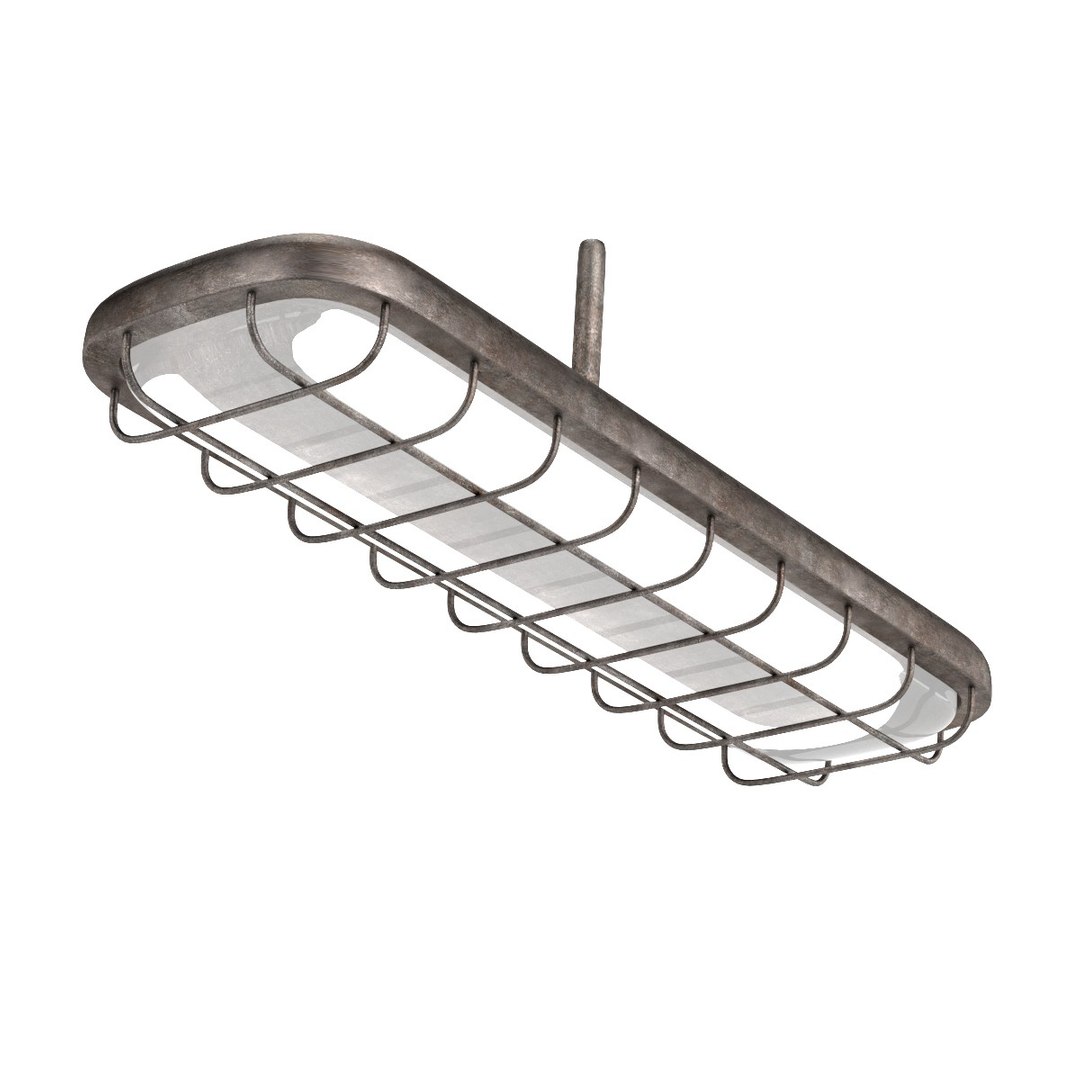 3d Fluorescent Light Model