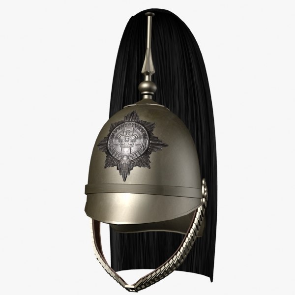 british dragoon helmet 3d model