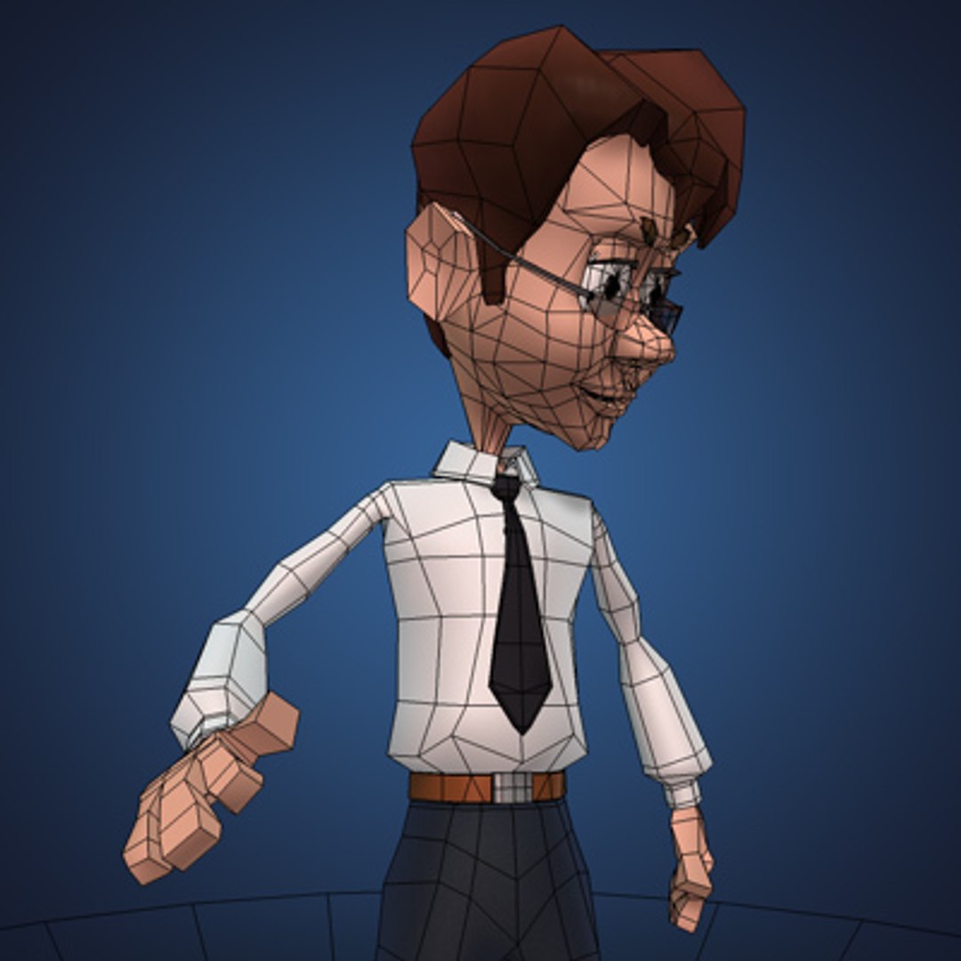 Man Cartoon 3d C4d
