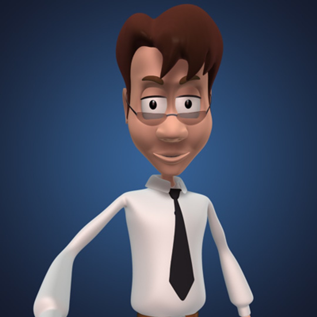 Man Cartoon 3d C4d