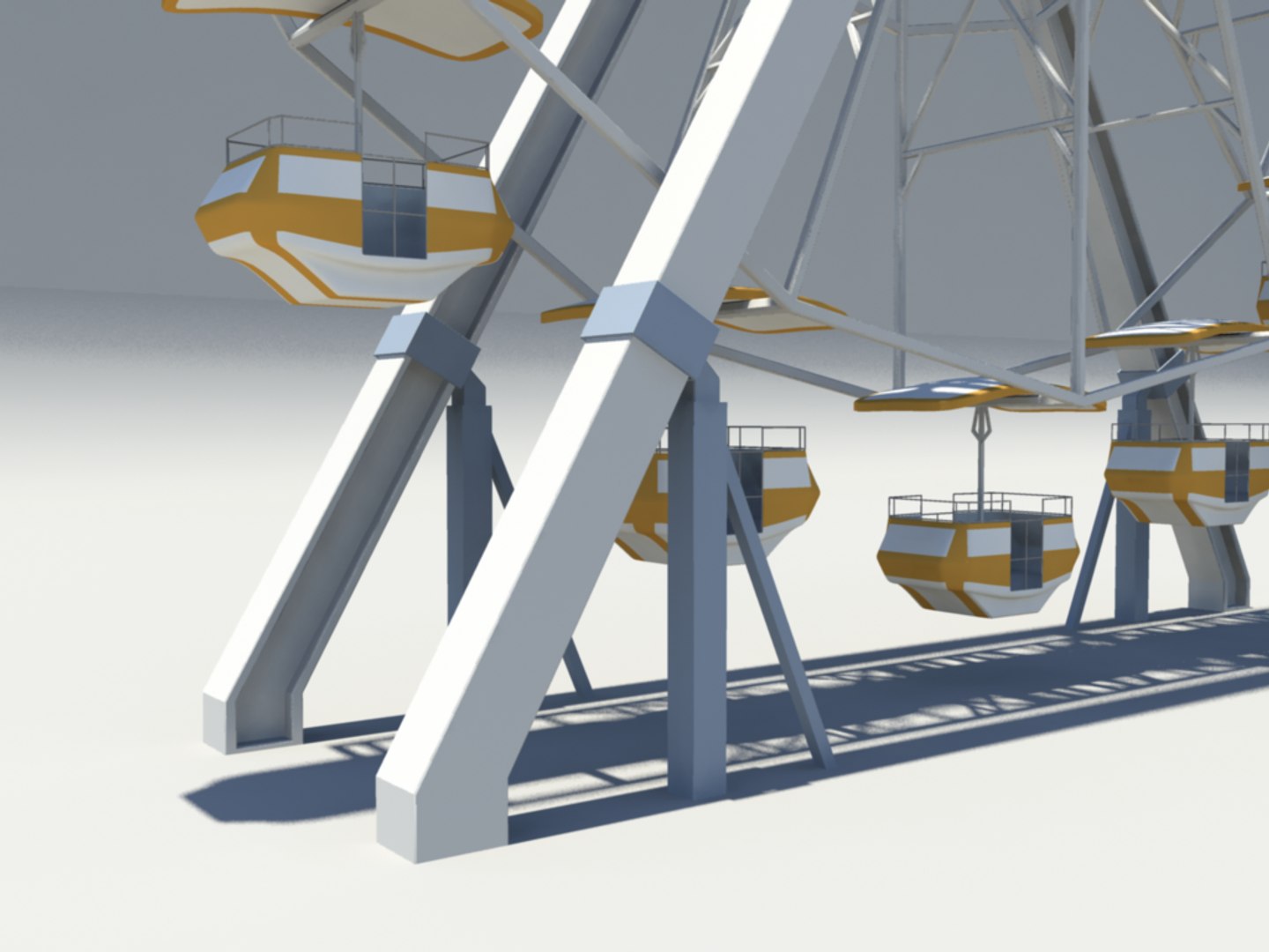Ferris Wheel 3d Model