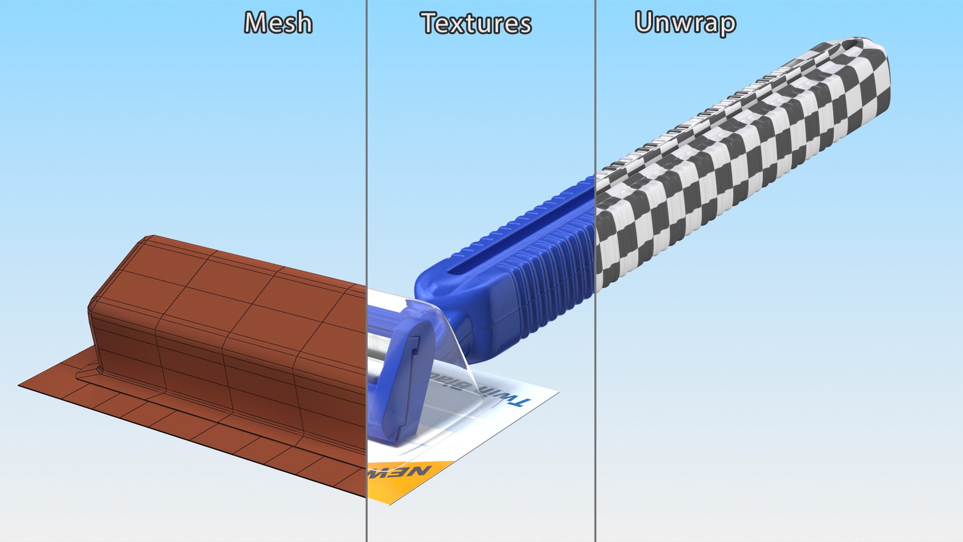 3D Disposable Razor Package - TurboSquid 1957279