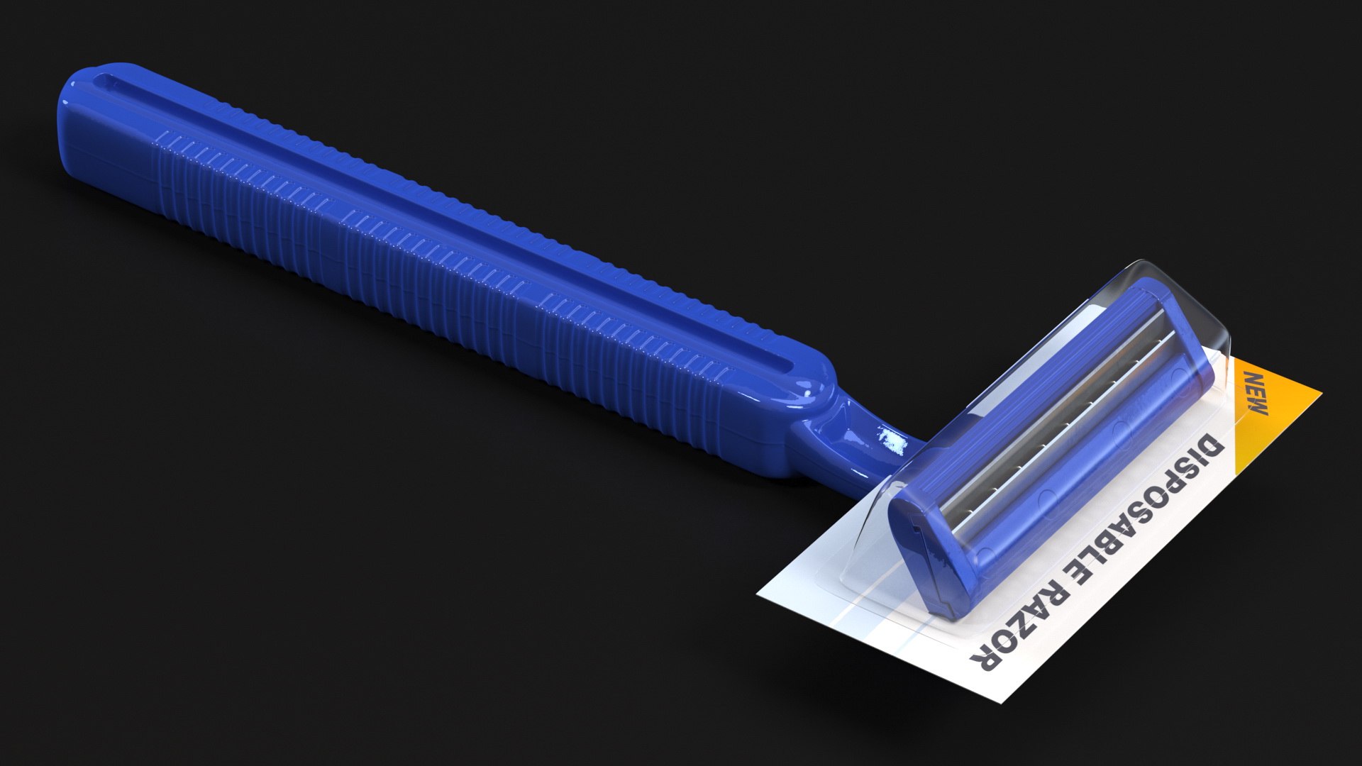 3D Disposable Razor Package - TurboSquid 1957279