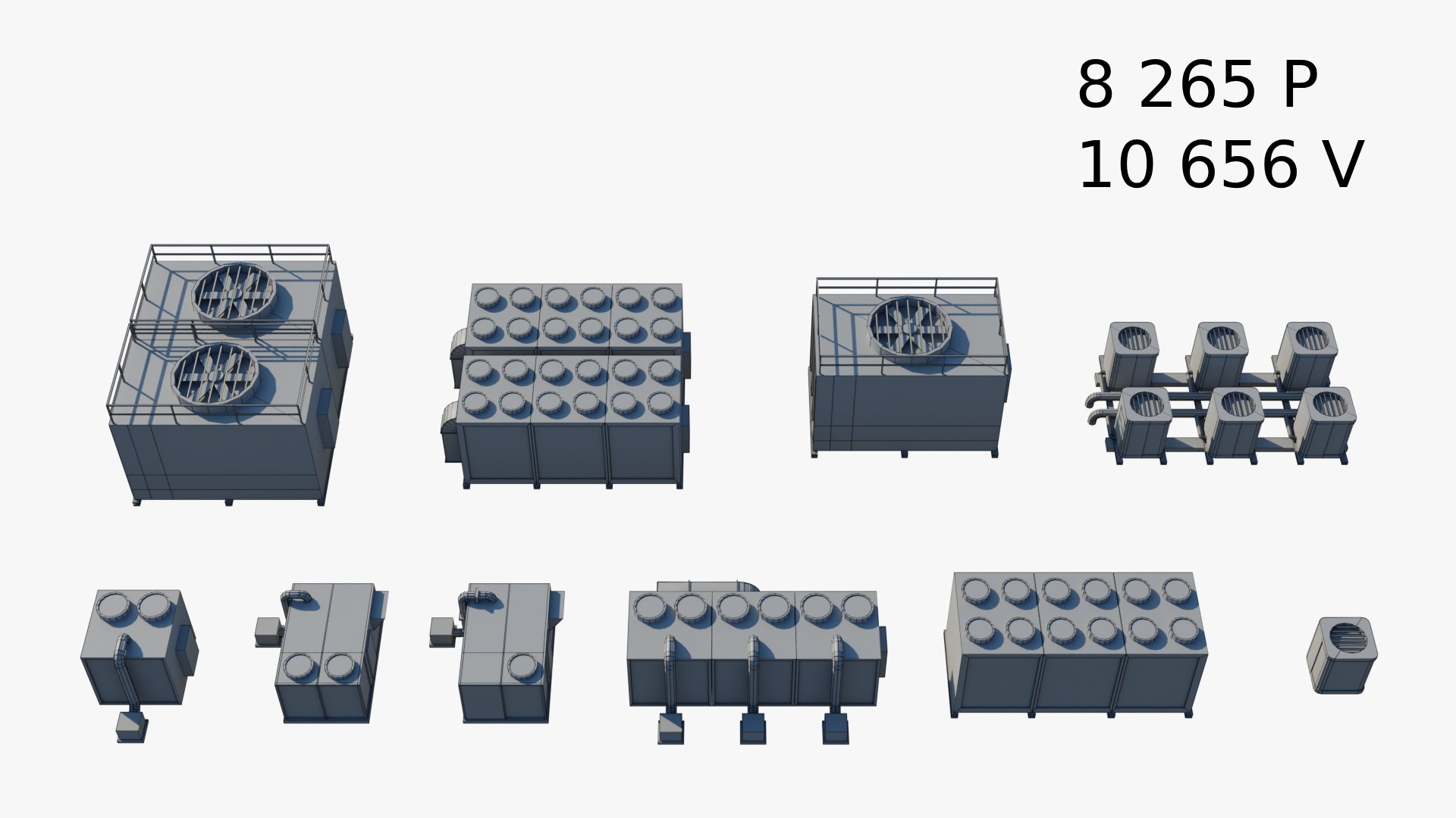Rooftop AC kit 3D model - TurboSquid 2079774