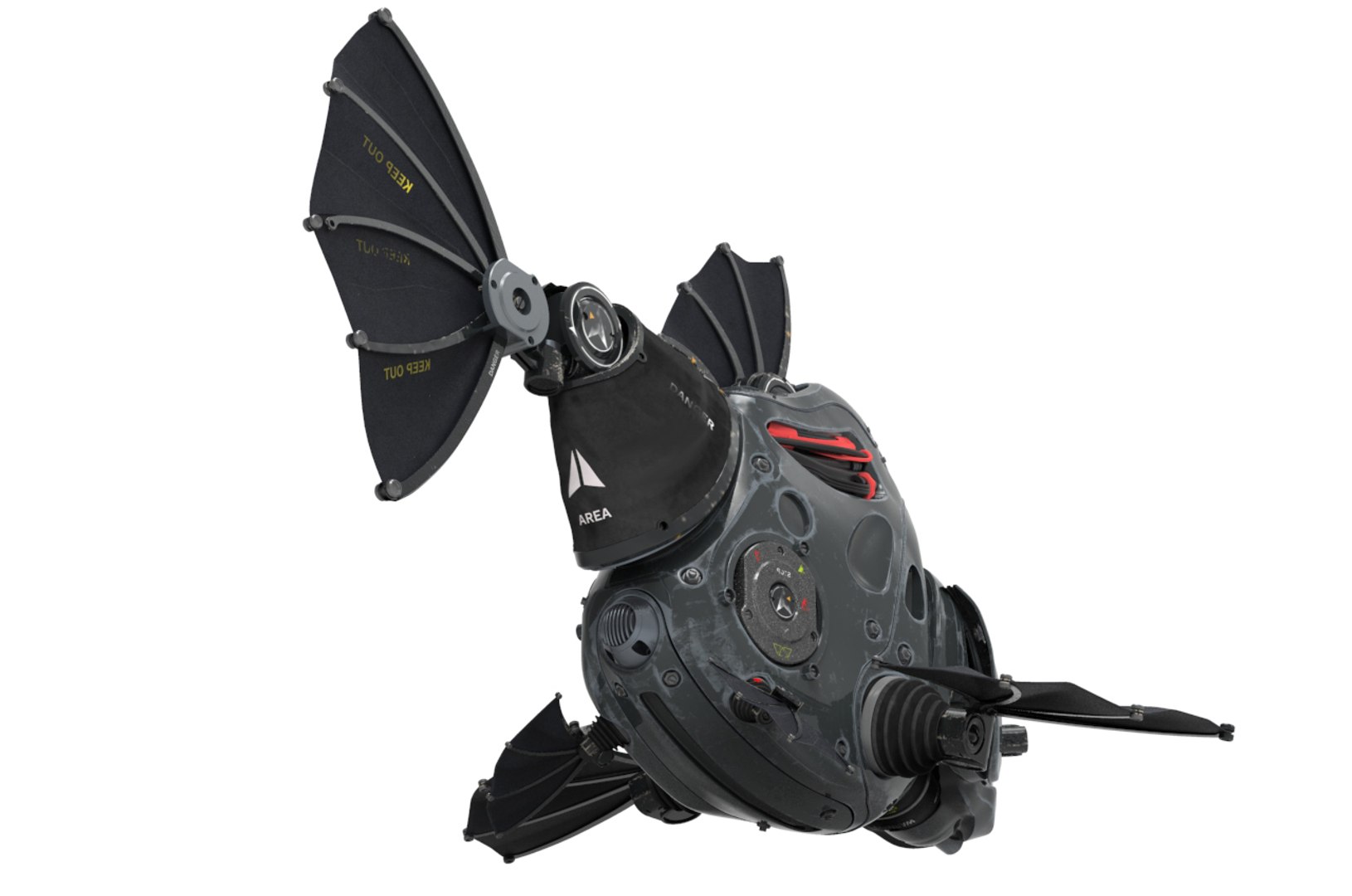 Piranha Robot Fish Model - TurboSquid 1567259
