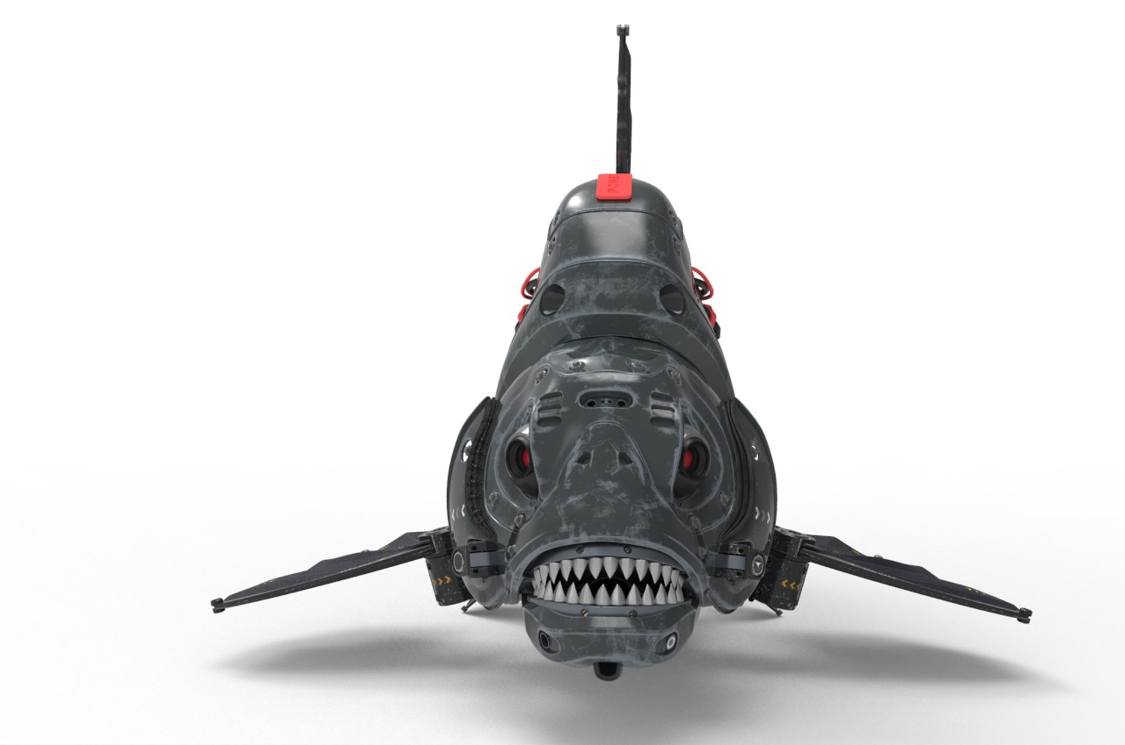 Piranha Robot Fish Model - TurboSquid 1567259