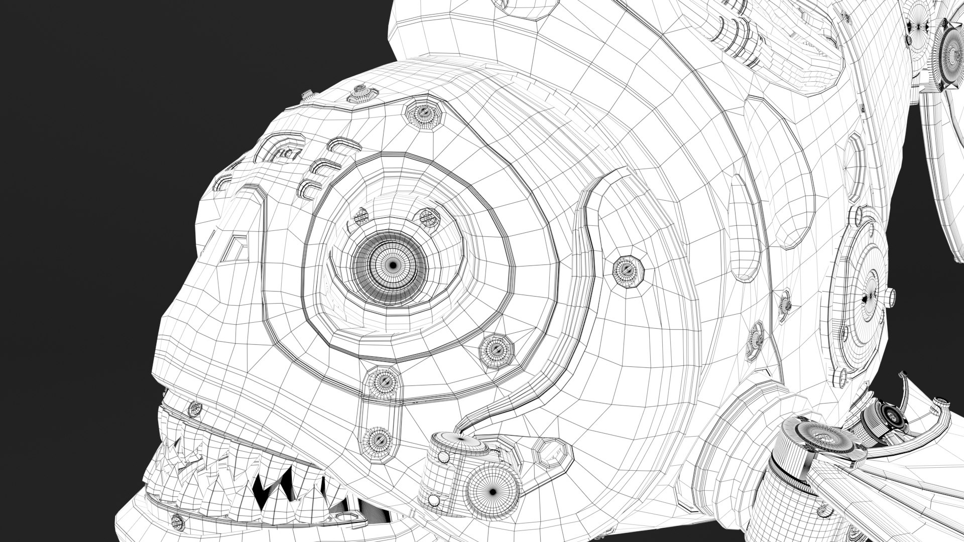 Piranha Robot Fish Model - TurboSquid 1567259