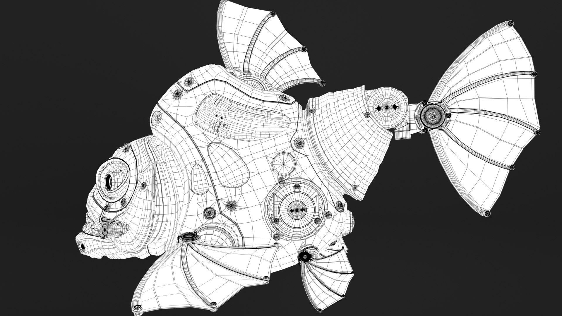Piranha Robot Fish Model - TurboSquid 1567259
