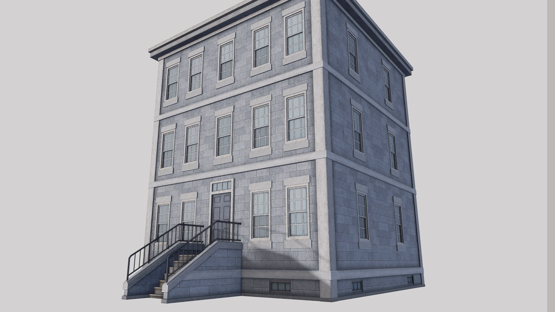 Boston Buildings Pack 01 3d Model