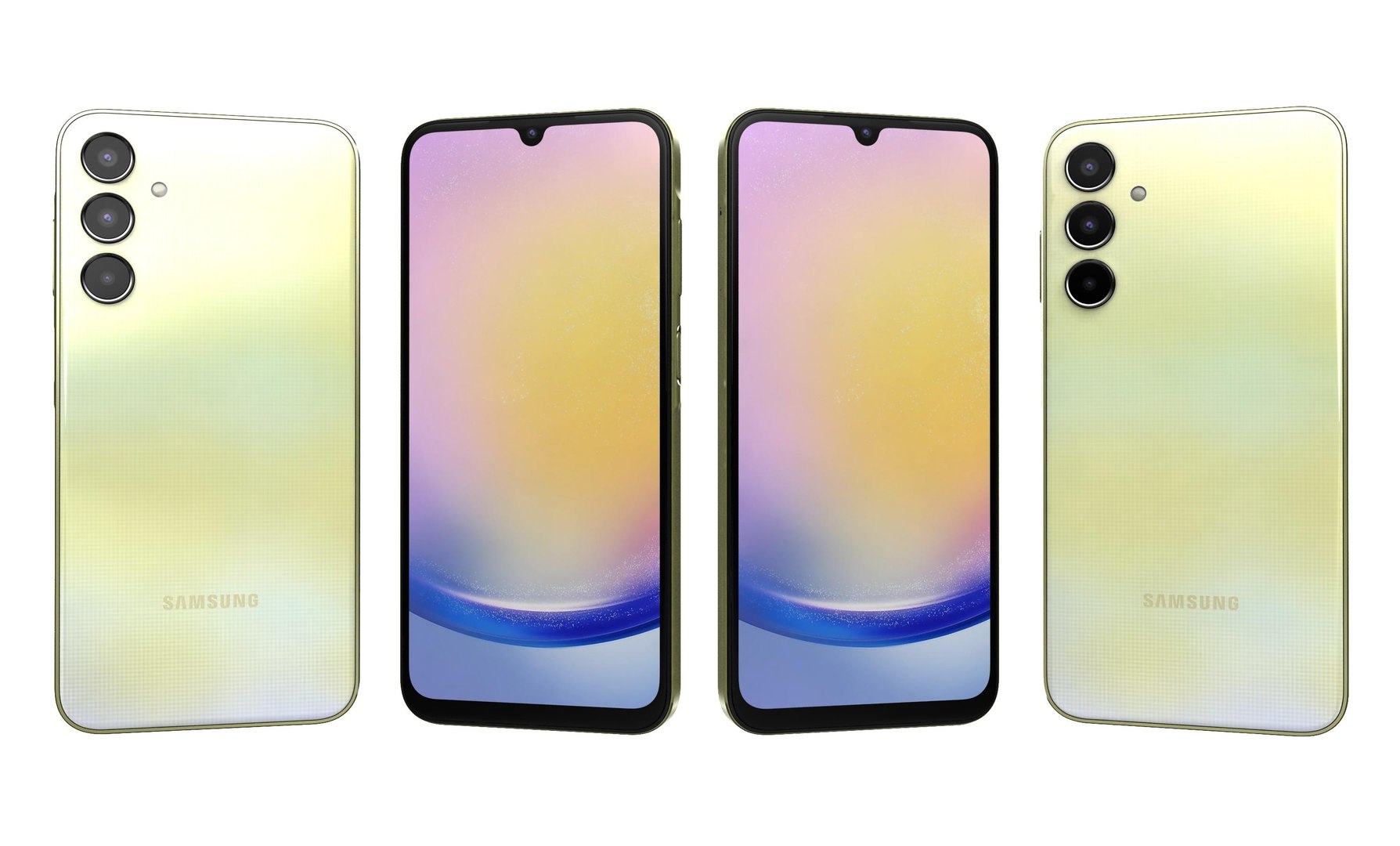 3D Samsung Galaxy A25 All Colors - TurboSquid 2167614