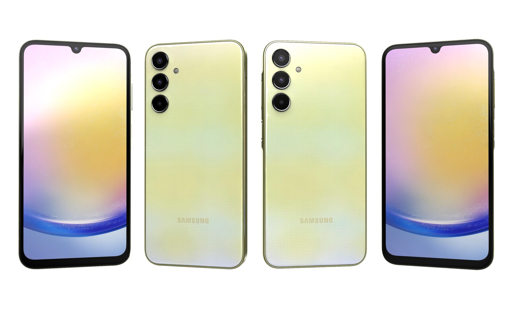 3D Samsung Galaxy A25 All Colors - TurboSquid 2167614