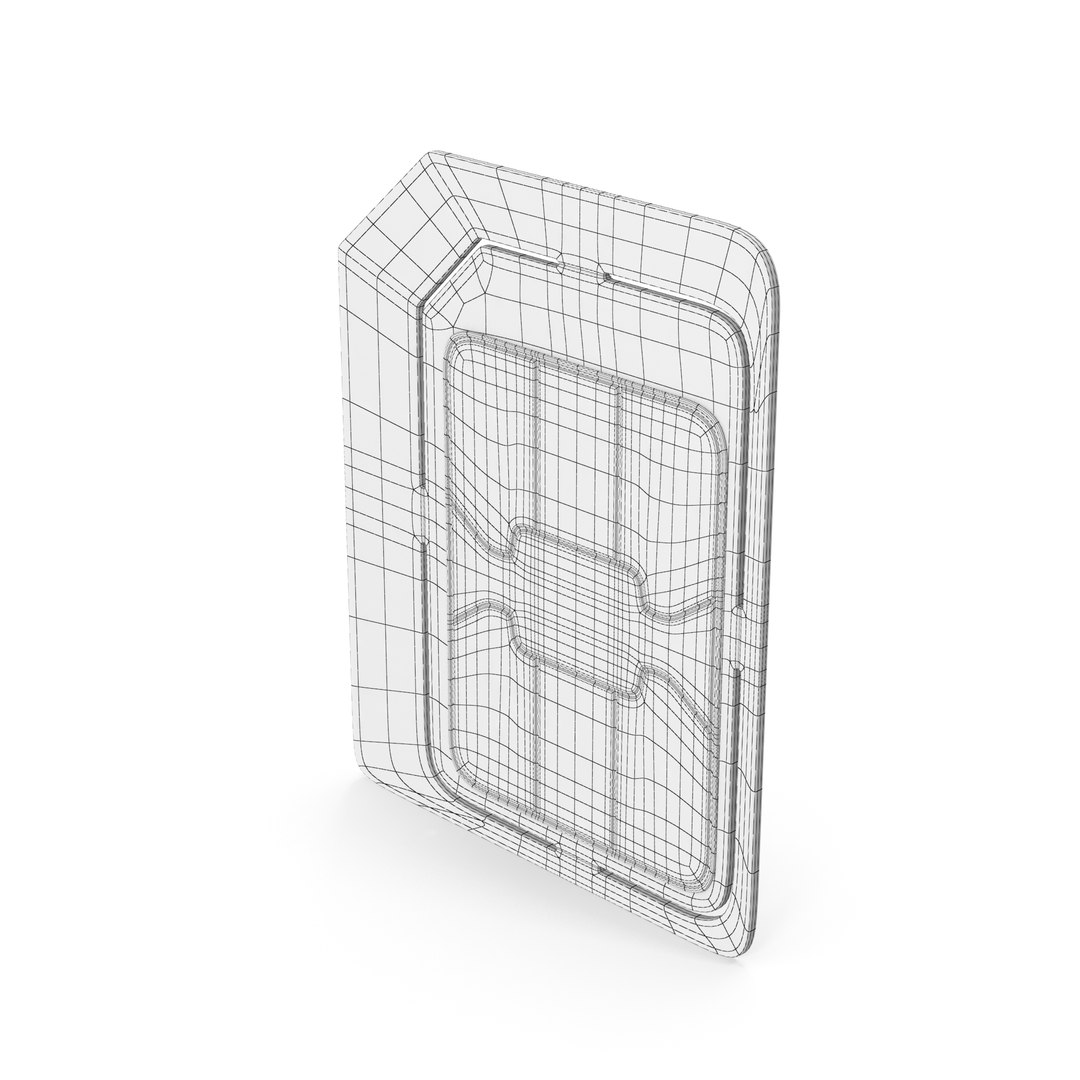 3D Blue Micro Sim Card Model - TurboSquid 2033507