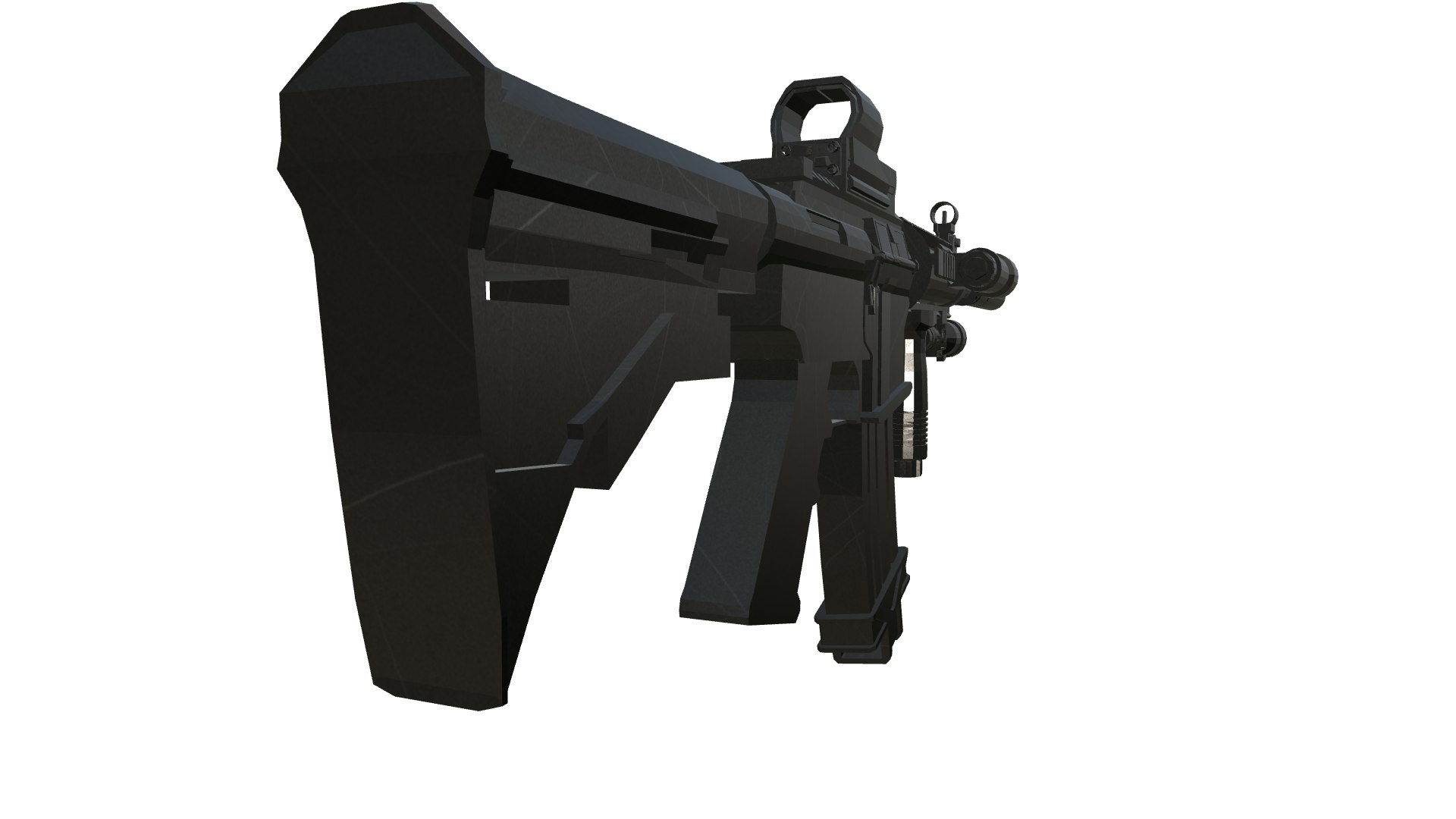 Low Poly Fully Equipped M4 3D Model - TurboSquid 2219254