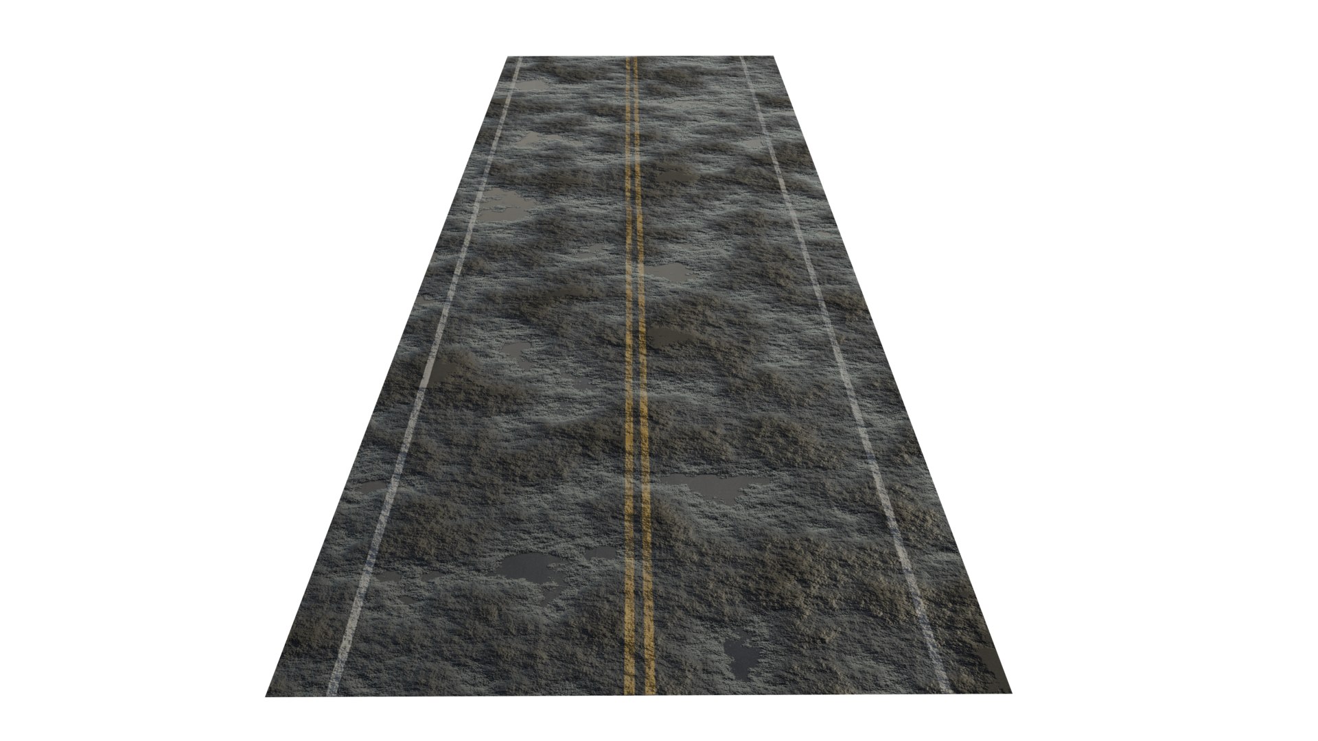 3D GAME Ready ROAD Asset Pack - TurboSquid 2176321