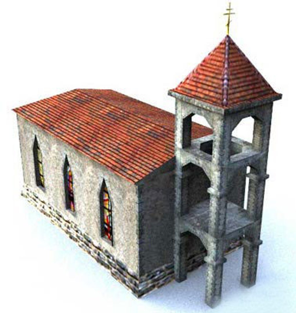 Free 3ds Mode Church Building