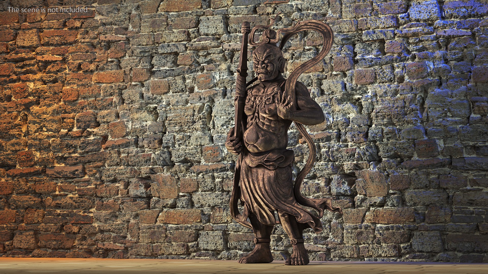 Japanese Nio Statue model - TurboSquid 2092671