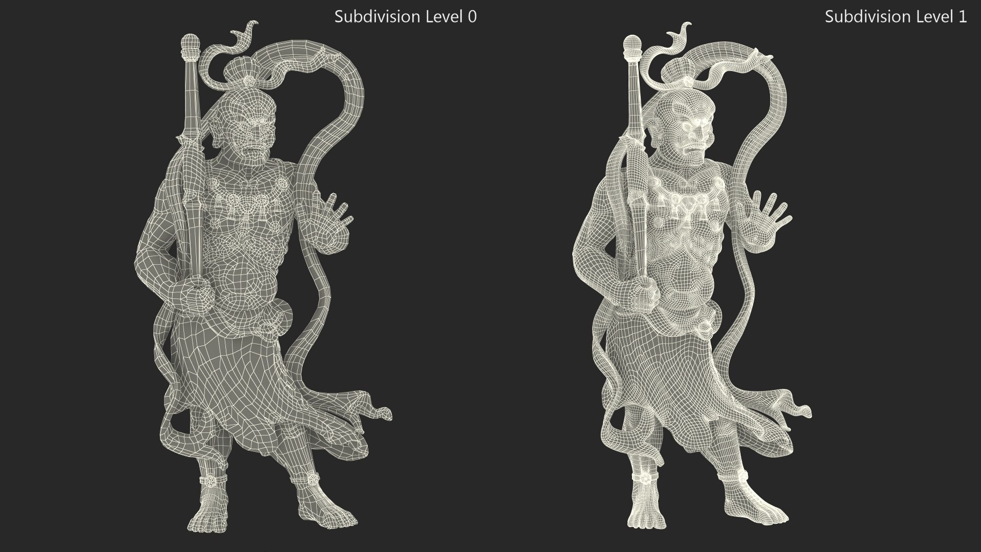 Japanese Nio Statue model - TurboSquid 2092671