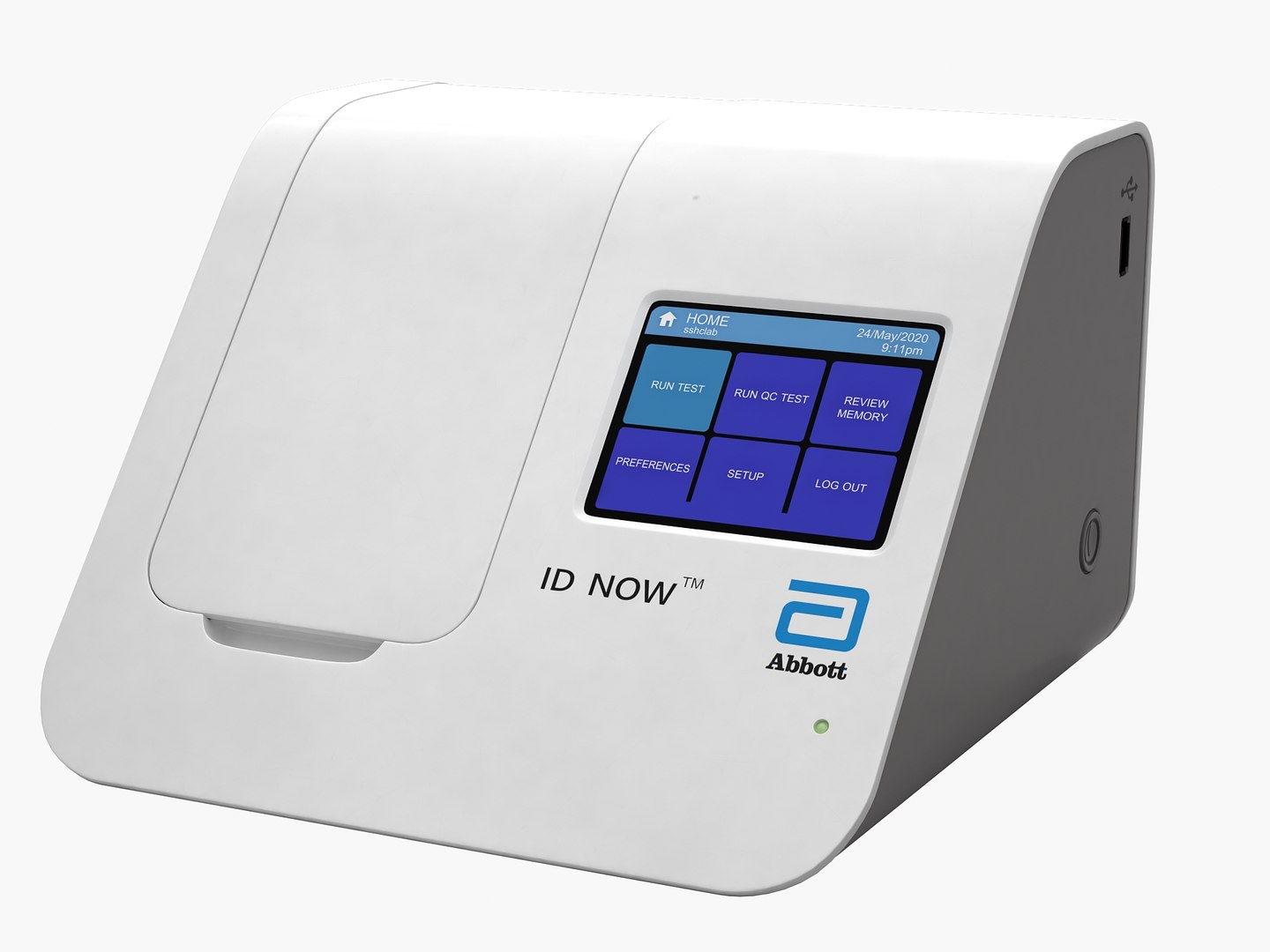 Abbott ID NOW Test Machine Conduct COVID-19 3D - TurboSquid 2380841