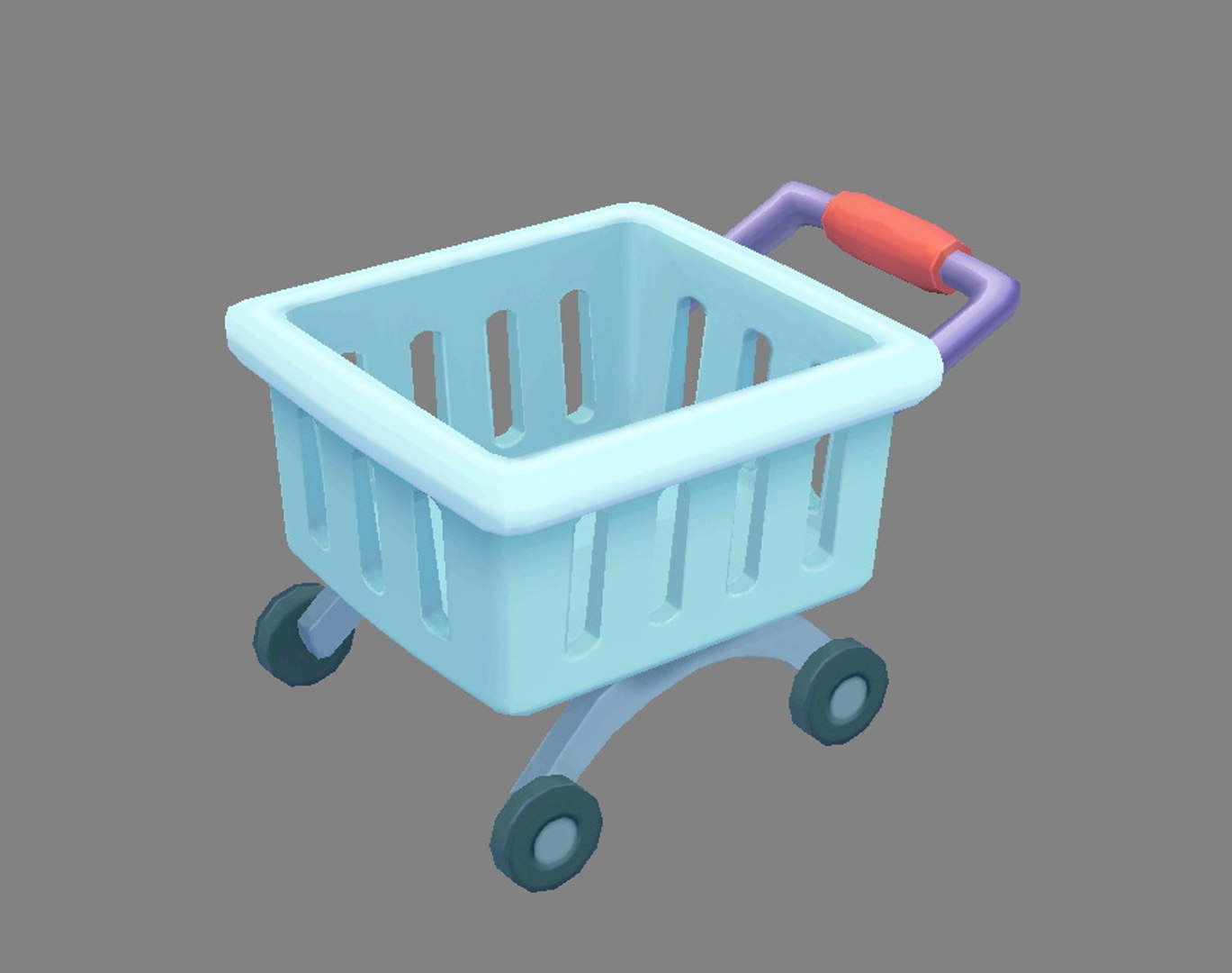 3D Cart Shopping Model - TurboSquid 1673723