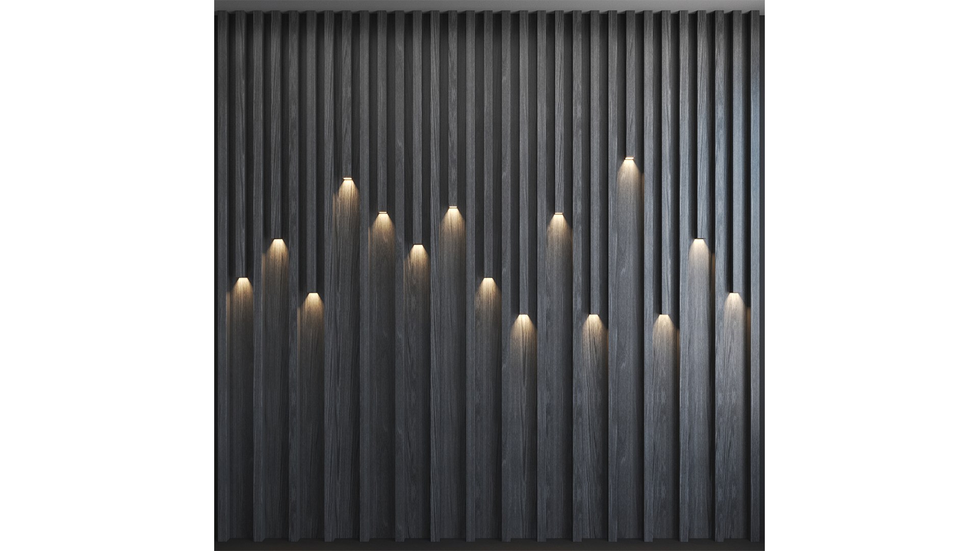 3D Model Fluted Panel 3D With Lighting - TurboSquid 2064694