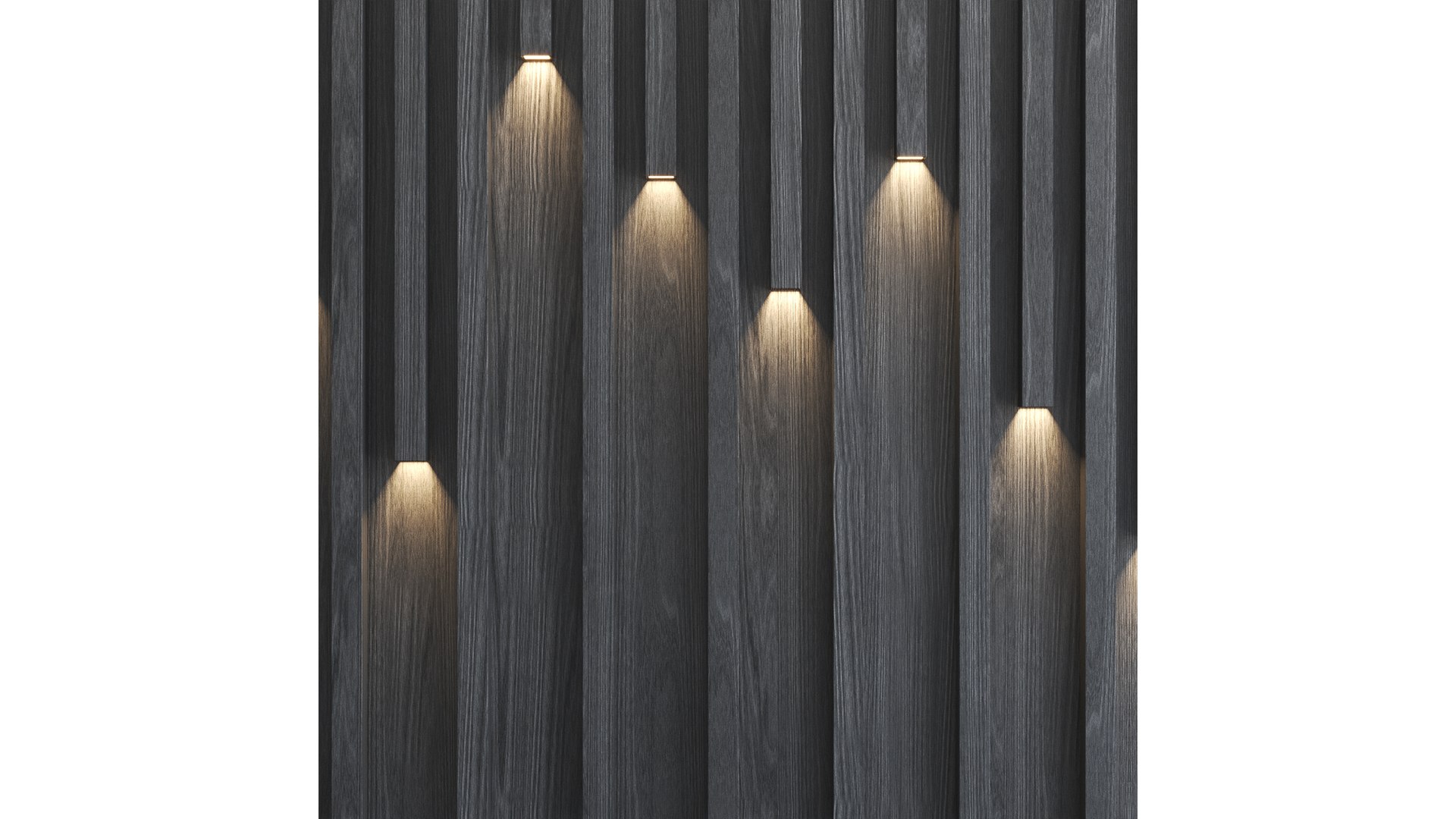 3D Model Fluted Panel 3D With Lighting - TurboSquid 2064694